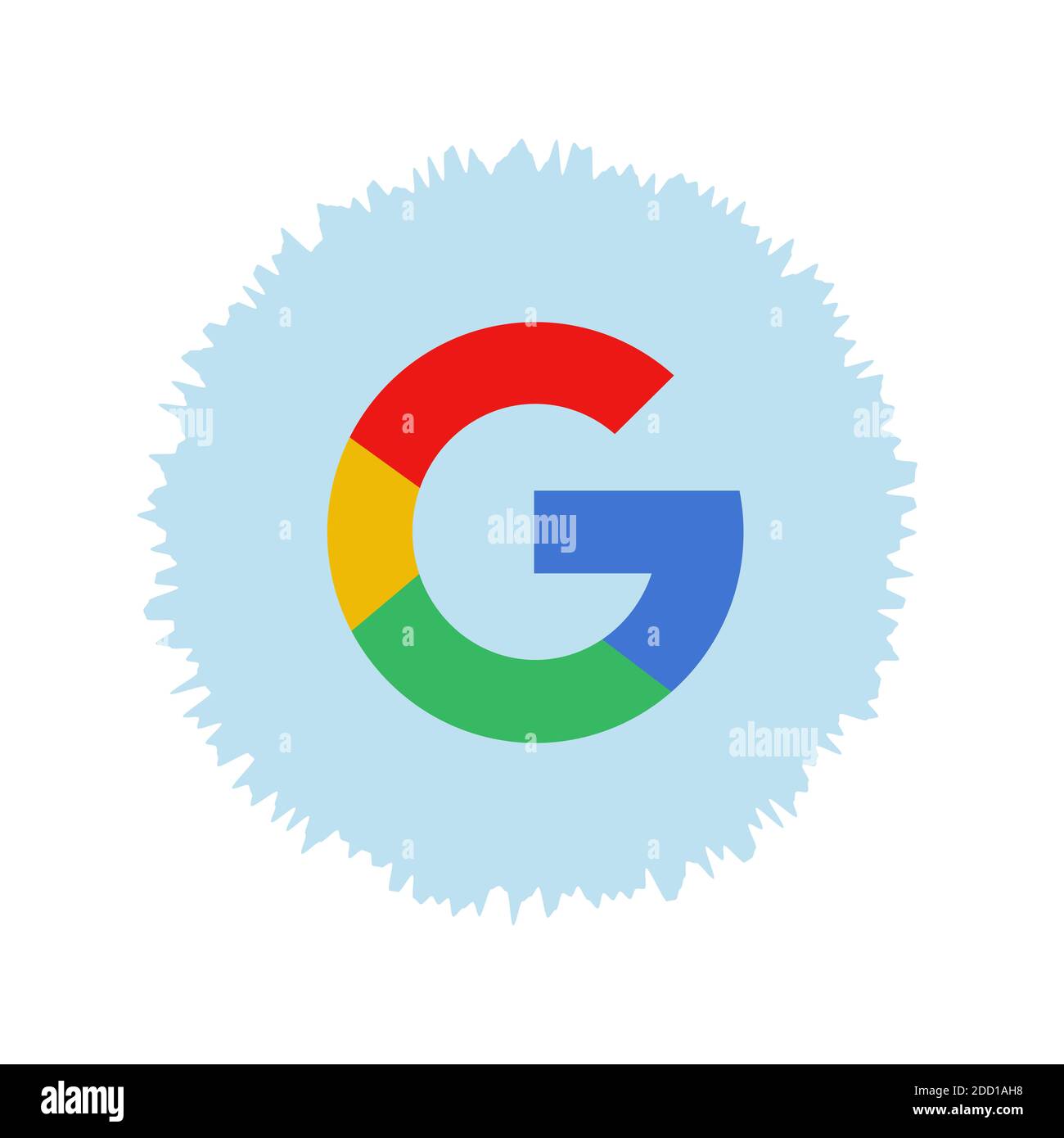 Google logo. Google it is the largest Internet search engine, owned of ...