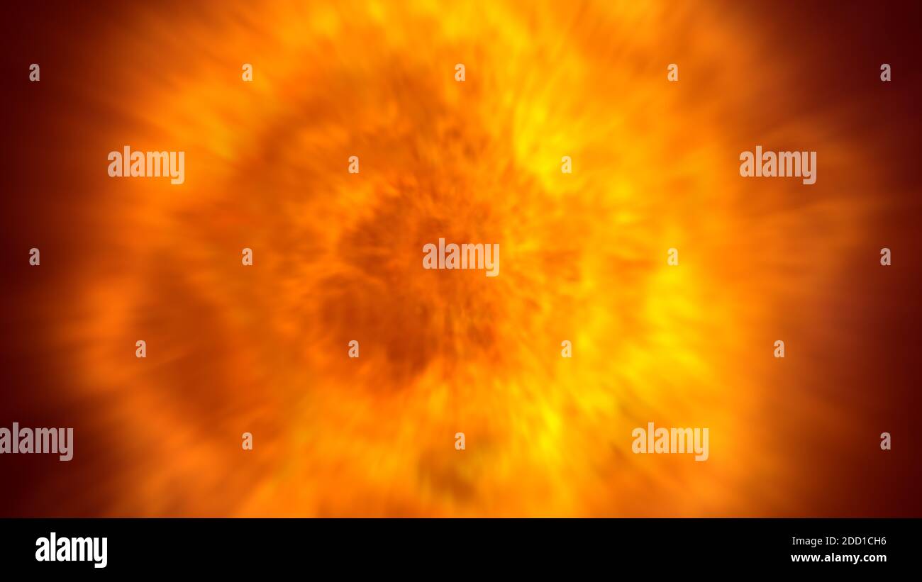 explosion fire ball abstract texture, render illustration Stock Photo ...