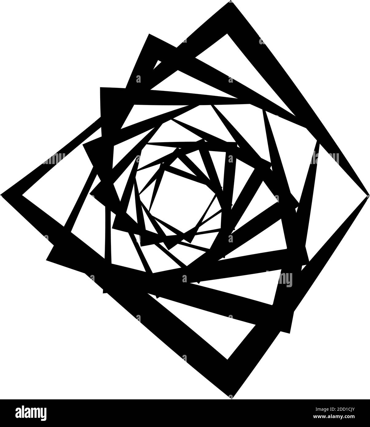 Spiral, swirl, twirl element set. Abstract vector – Stock vector ...