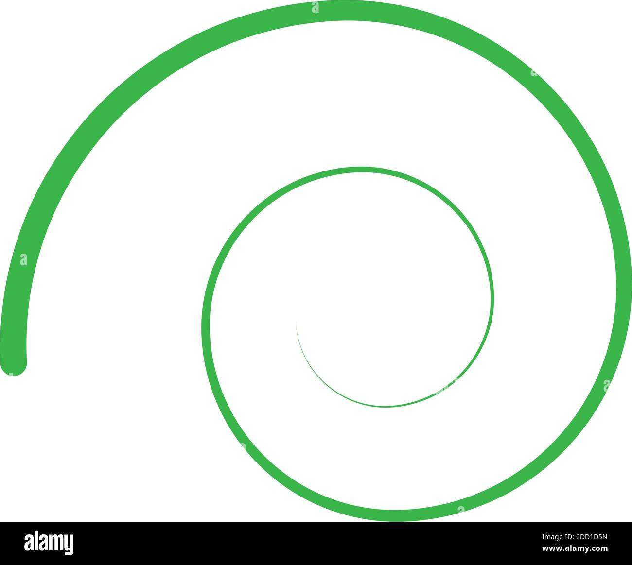 Abstract spiral, twist. Radial swirl, twirl curvy lines element ...