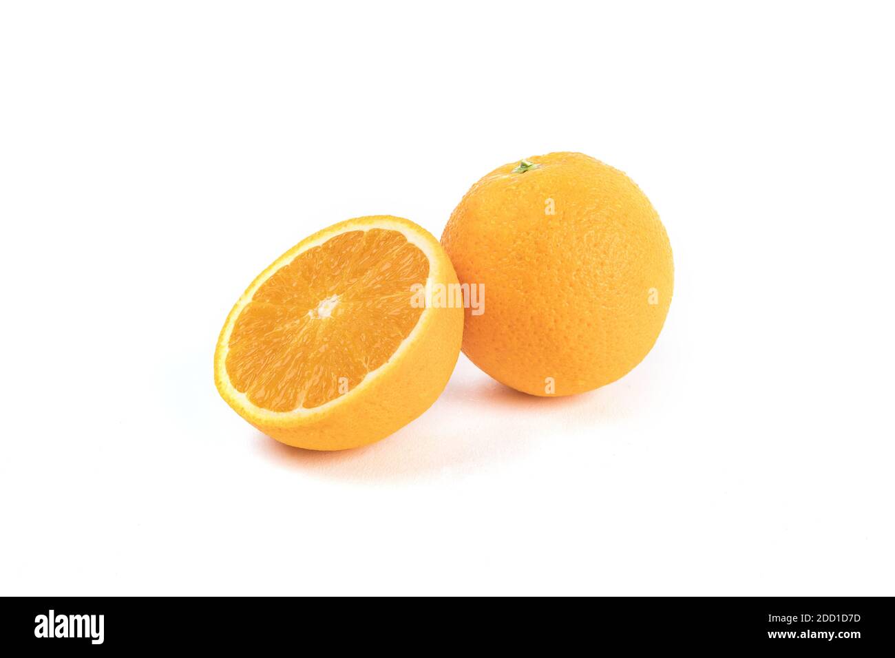 A vertical shot of oranges isolated on a white background Stock Photo ...