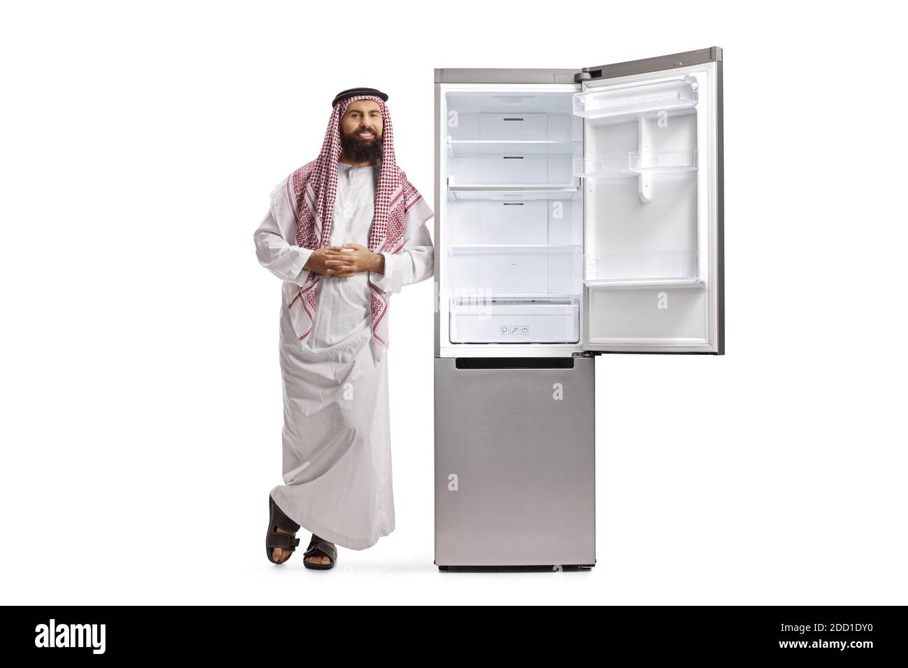 Open empty refrigerator on white hi-res stock photography and images ...