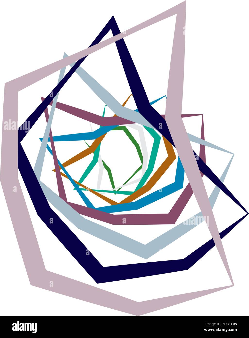 Spiral, swirl, twirl element set. Abstract vector – Stock vector ...