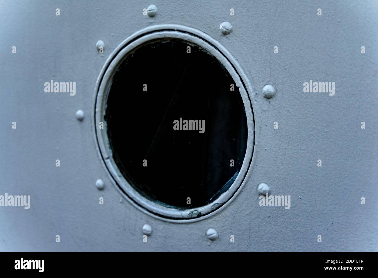 Port hole on a riveted steel ship Stock Photo - Alamy