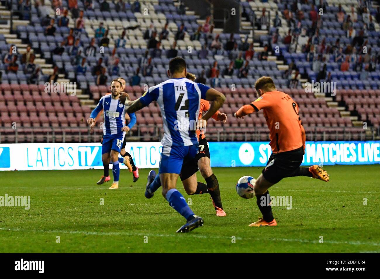 GOAL Matty Taylor #9 of Oxford United scores a goal to make it 0-1 ...