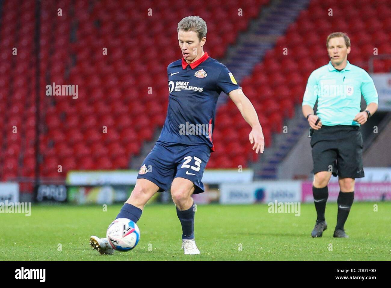 Grant Leadbitter #23 of Sunderland in action during the game Stock ...