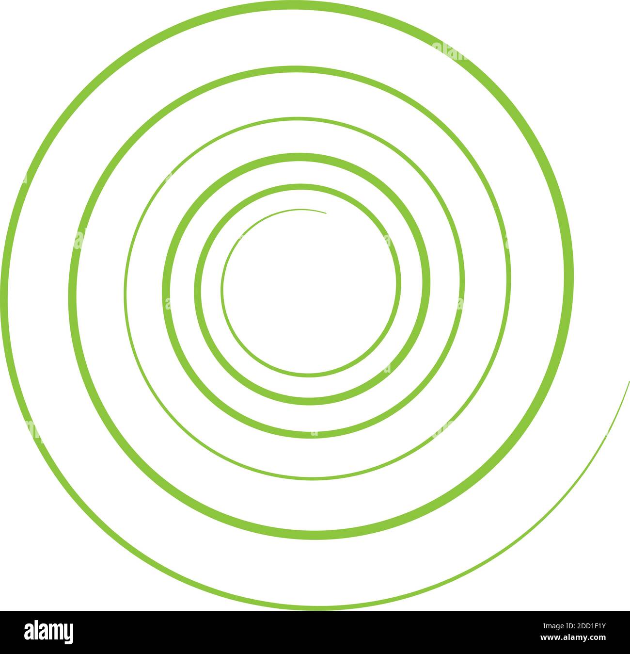 Abstract spiral, twist. Radial swirl, twirl curvy lines element ...