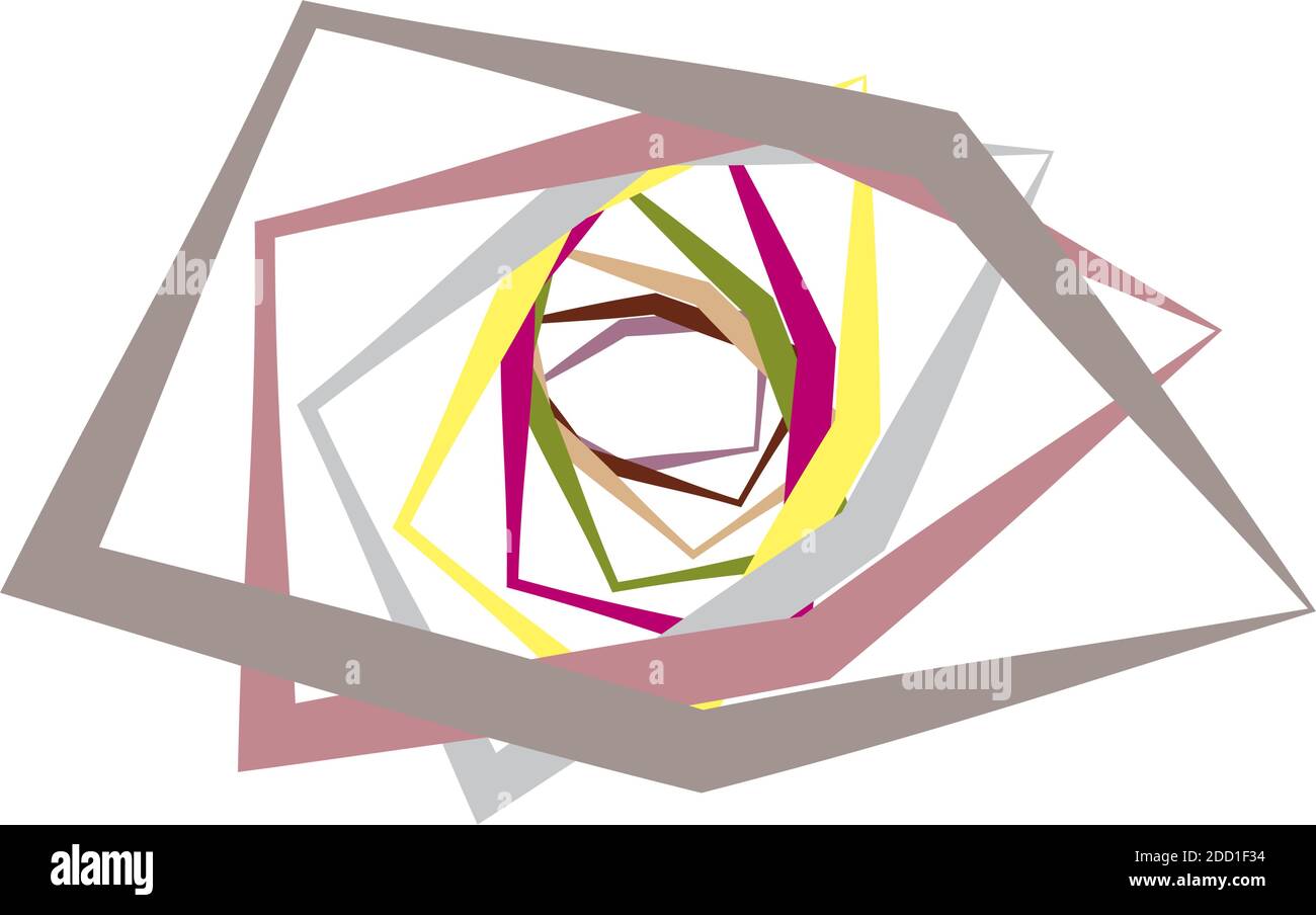 Spiral, swirl, twirl element set. Abstract vector – Stock vector ...