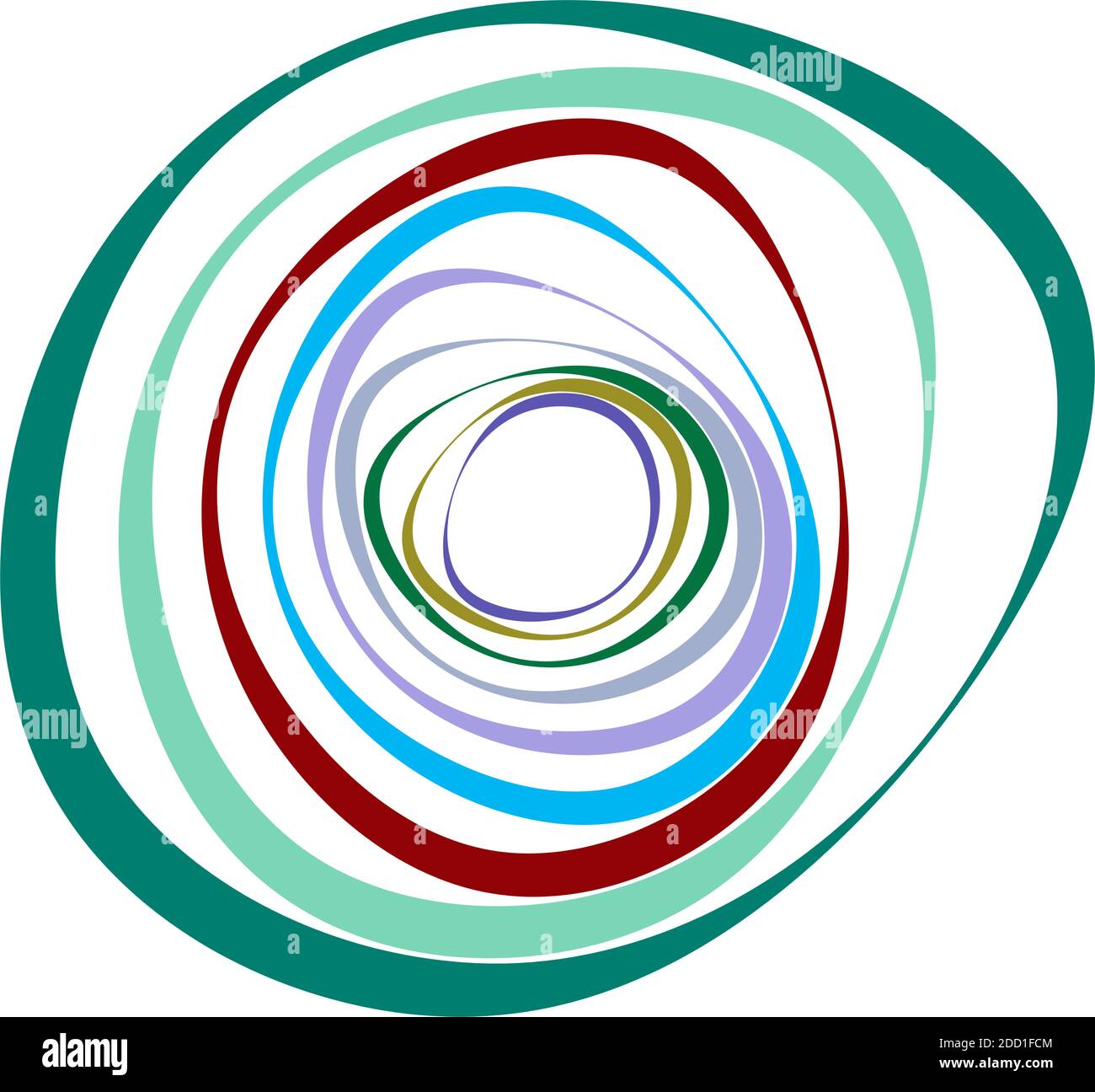 Spiral, swirl, twirl element set. Abstract vector – Stock vector ...