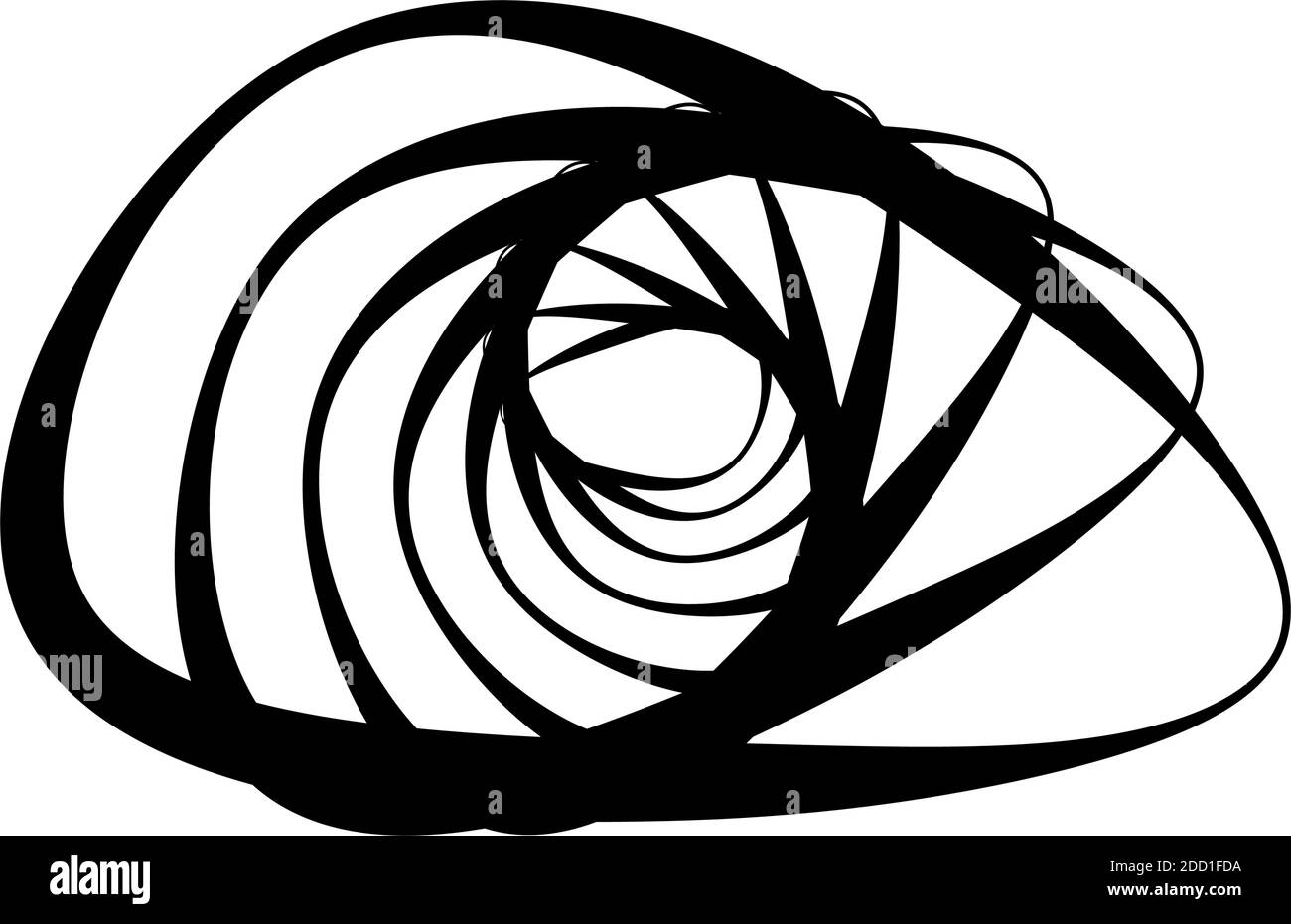 Spiral, swirl, twirl element set. Abstract vector – Stock vector ...