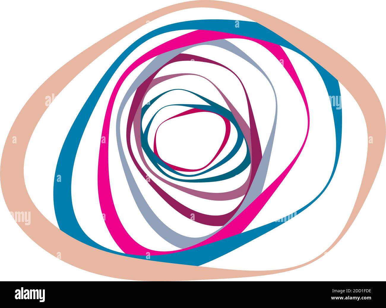 Spiral, swirl, twirl element set. Abstract vector – Stock vector ...