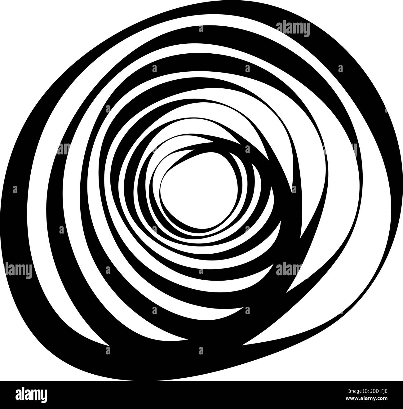 Spiral, swirl, twirl element set. Abstract vector – Stock vector ...