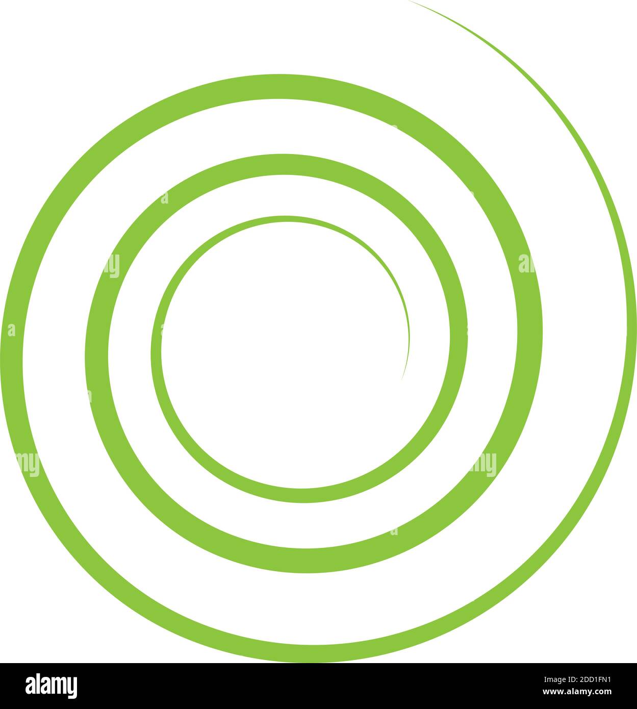 Abstract spiral, twist. Radial swirl, twirl curvy lines element ...