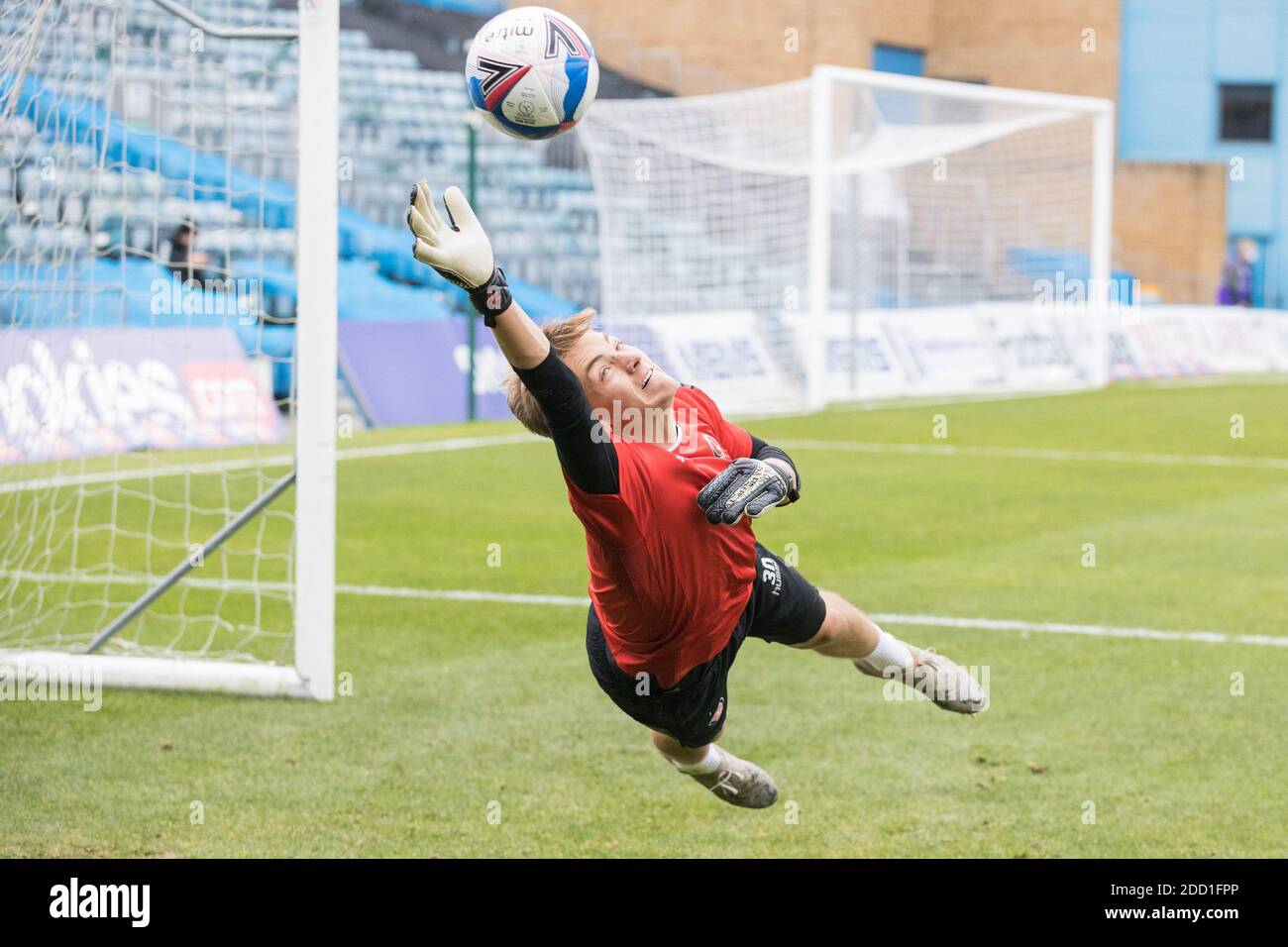 Ashley Maynard Brewer #30 of Charlton Athletic during the pre-game ...