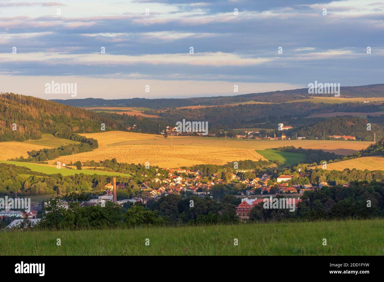 Rajec-Jestrebi (Raitz-Jestreb) : view to Rajec nad Svitavou (Raitz ...