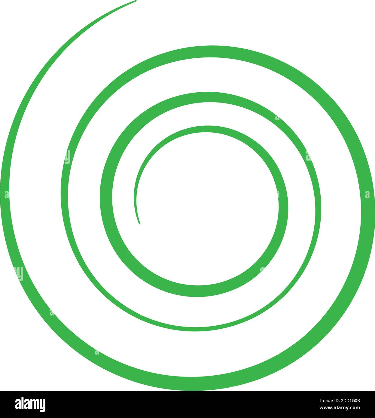 Abstract spiral, twist. Radial swirl, twirl curvy lines element ...