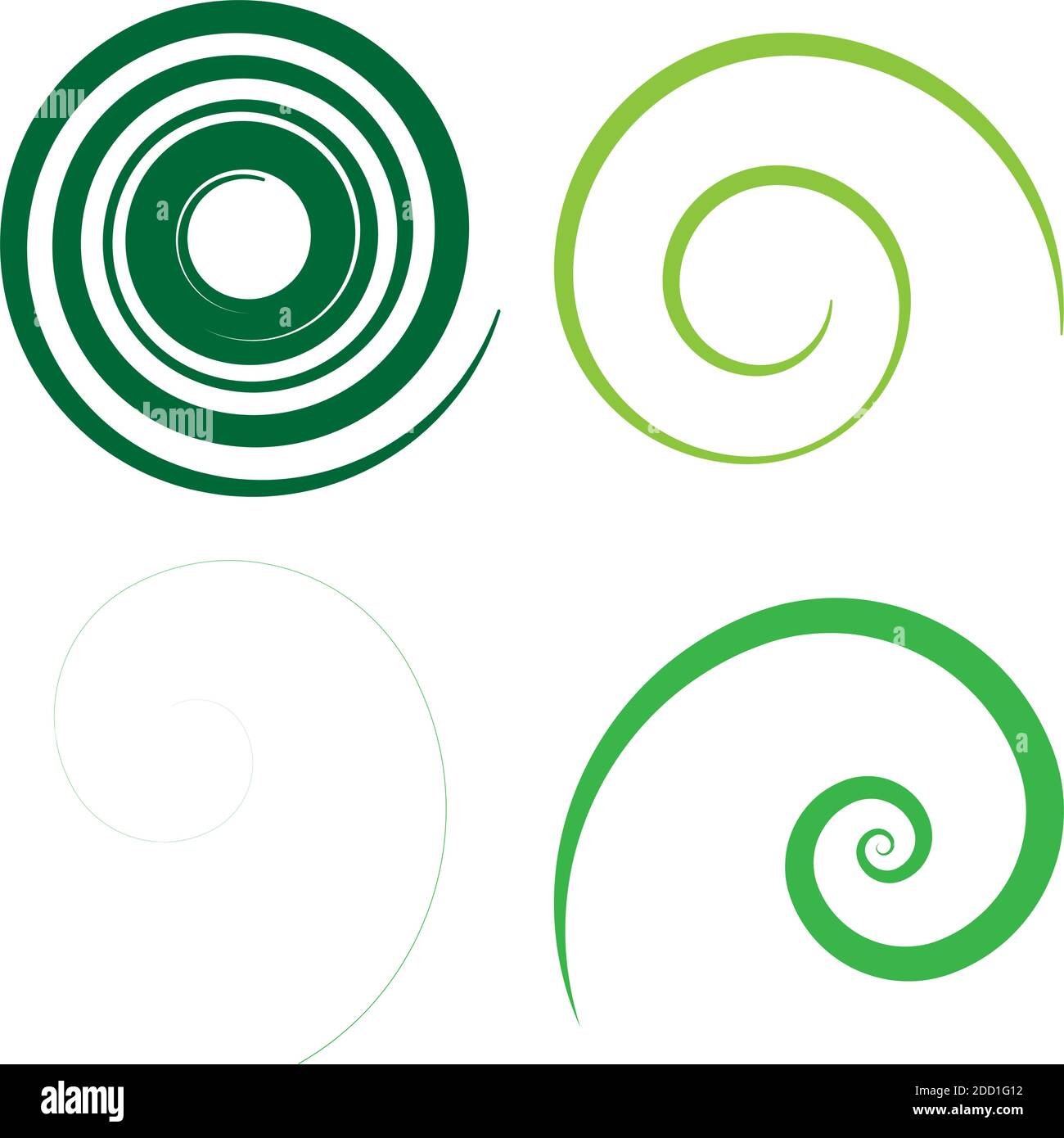 Abstract spiral, twist. Radial swirl, twirl curvy lines element ...