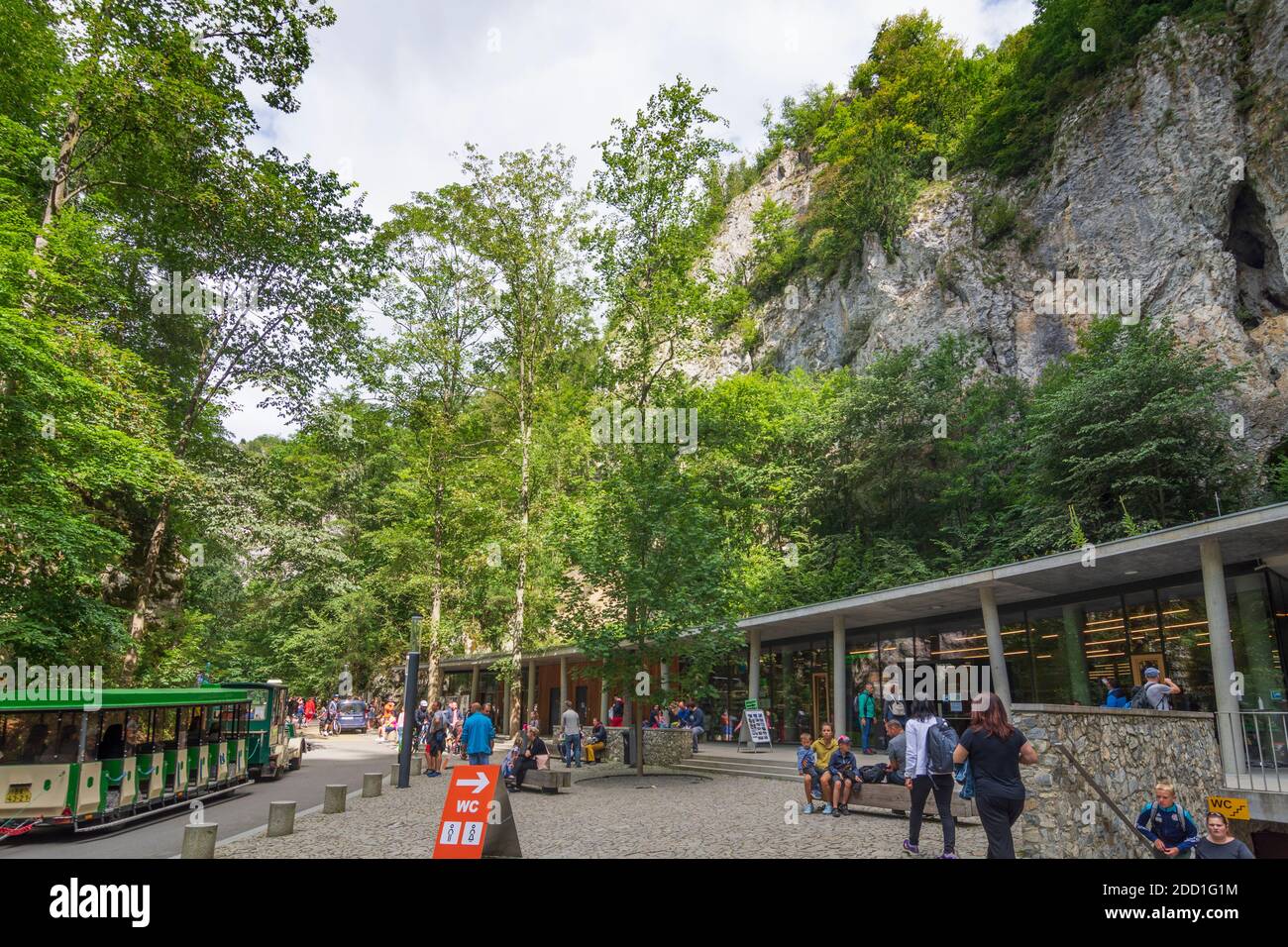 Entrance to punkva caves in moravian karst hi-res stock photography and ...