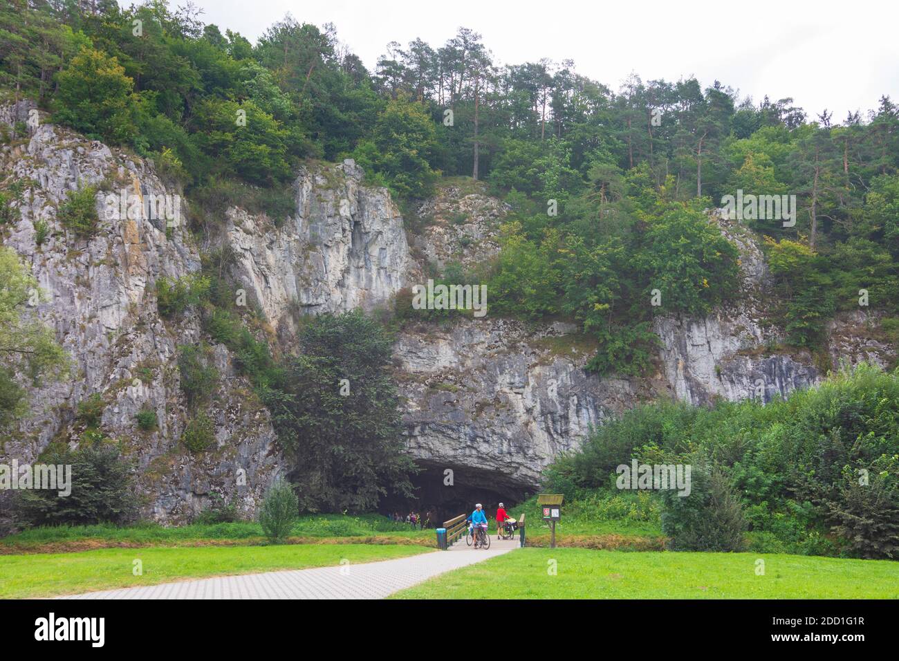 Entrance to kulna cave in moravian karst hi-res stock photography and ...