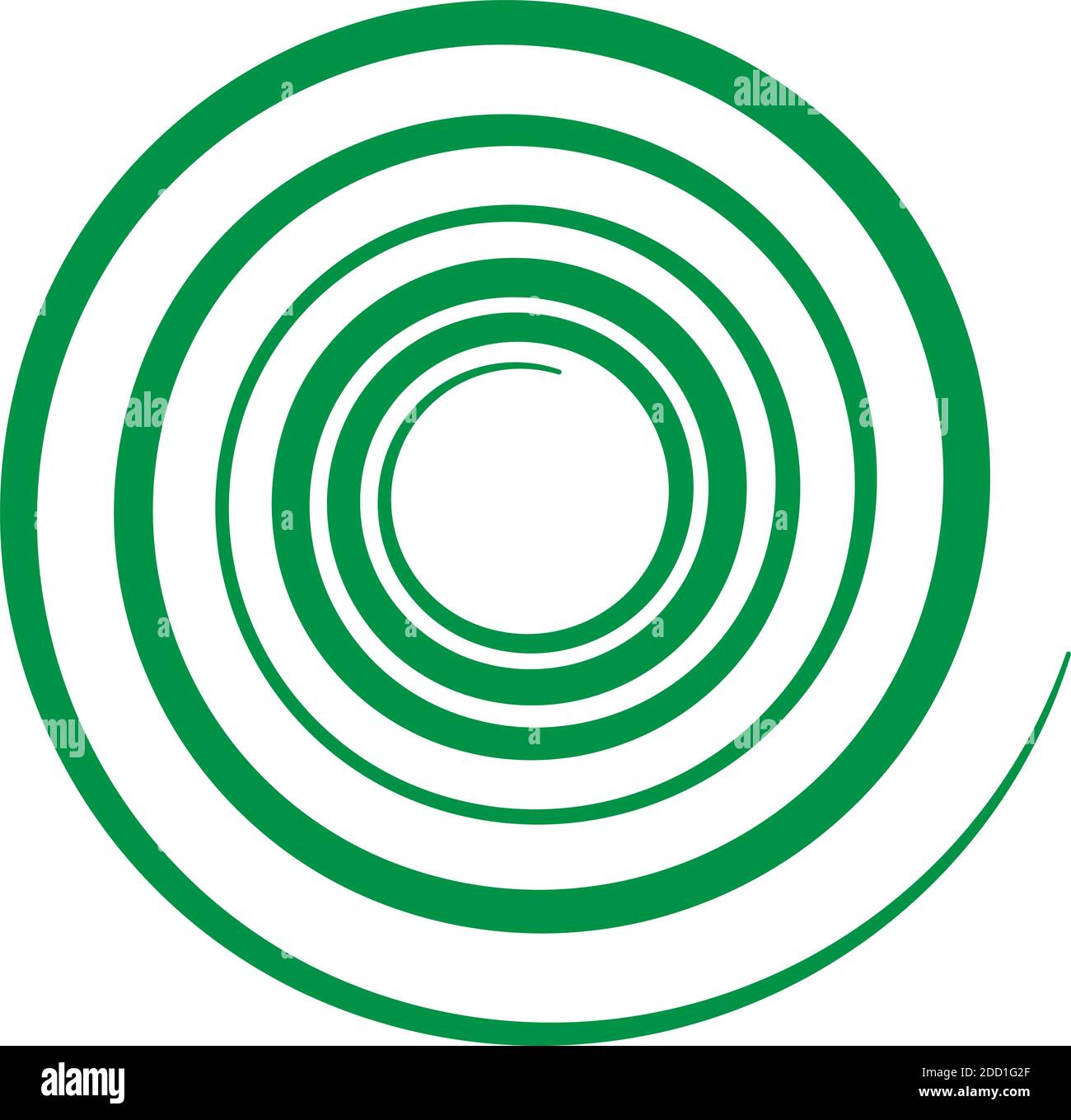 Abstract spiral, twist. Radial swirl, twirl curvy lines element ...