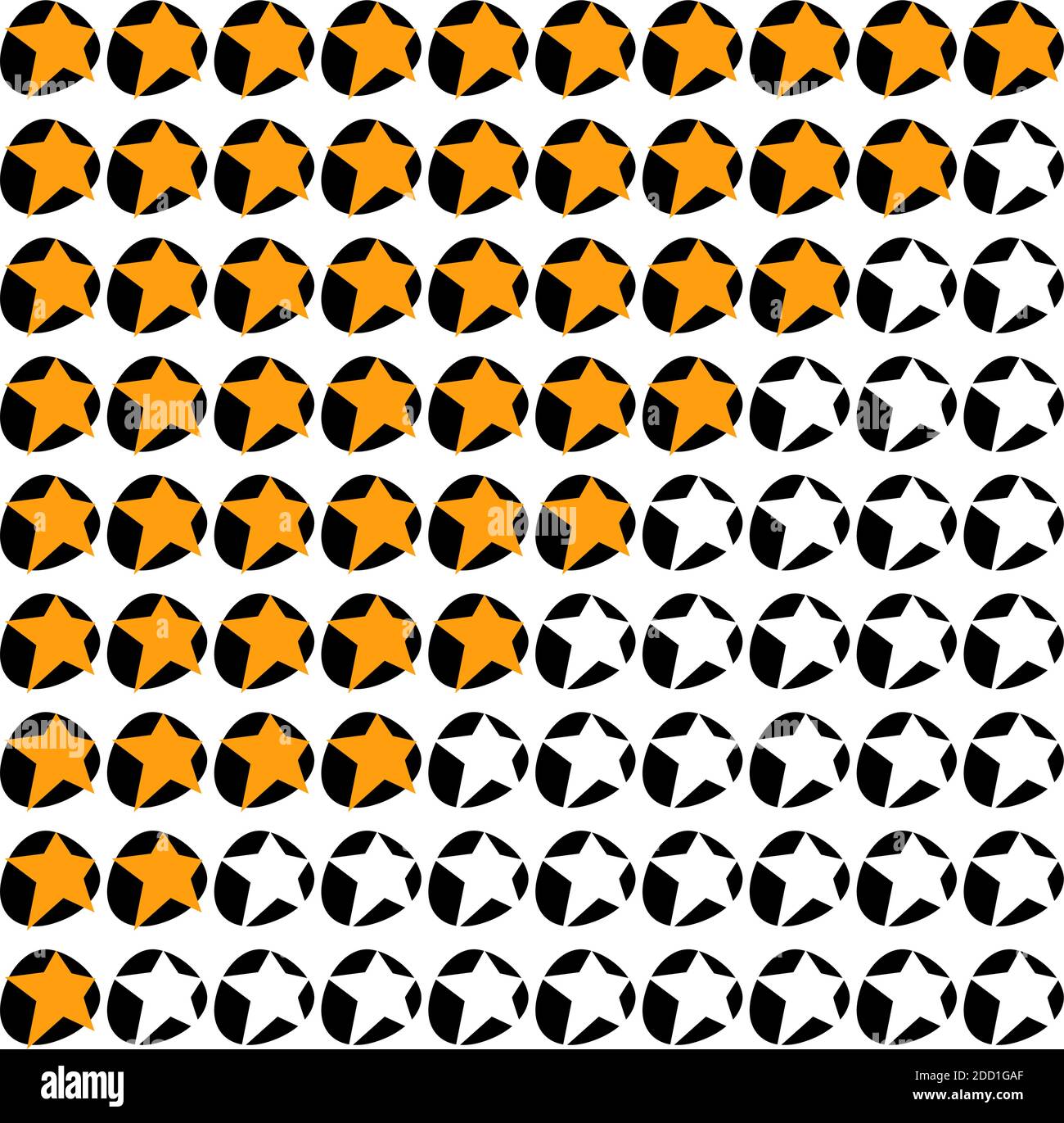 Star rating evaulation, assessment rating concept graphic. Grade, rank ...