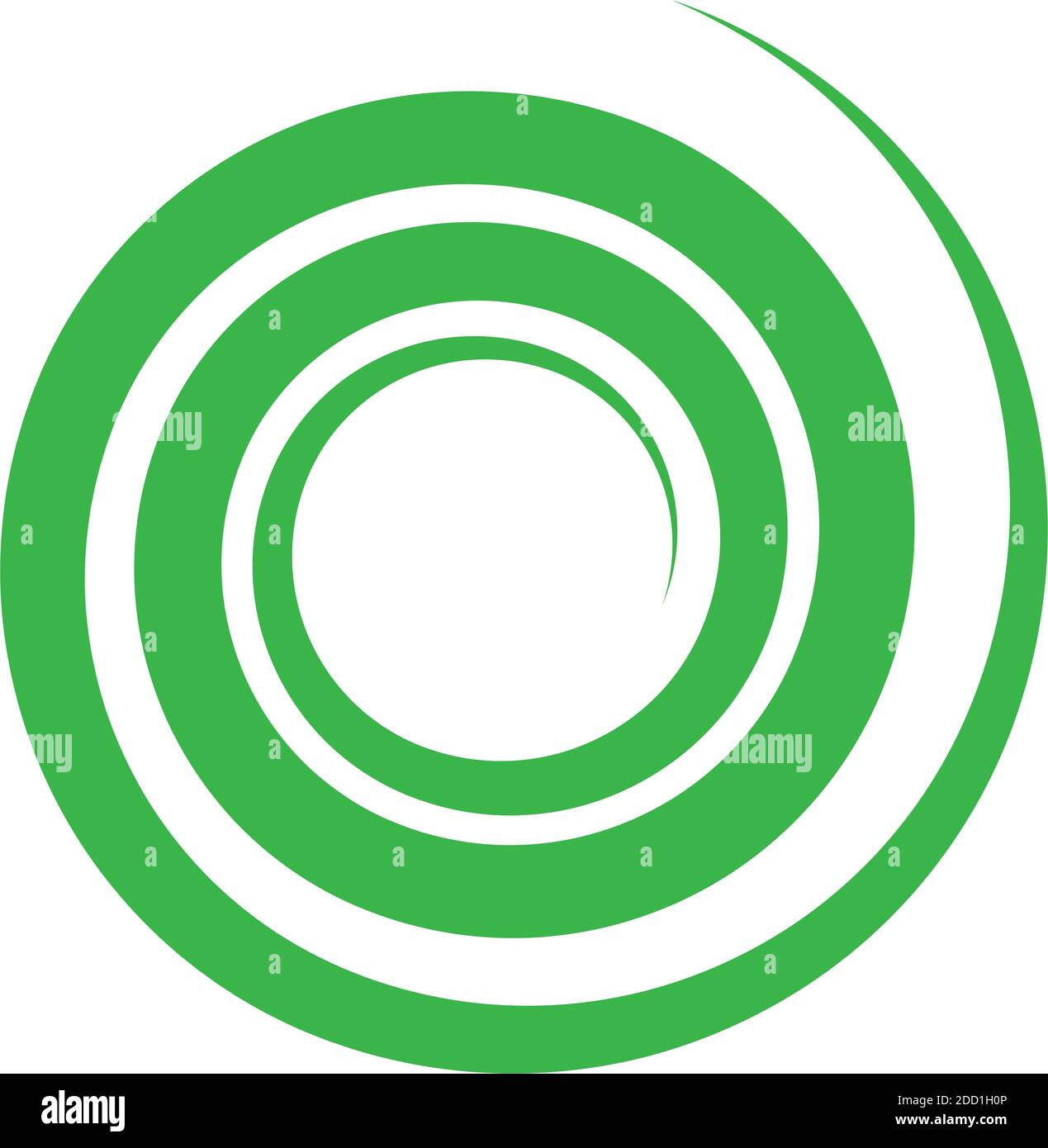 Abstract spiral, twist. Radial swirl, twirl curvy lines element ...