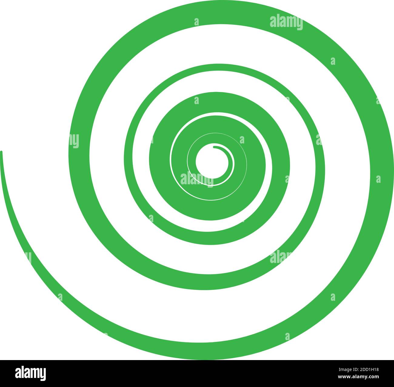 Abstract spiral, twist. Radial swirl, twirl curvy lines element ...