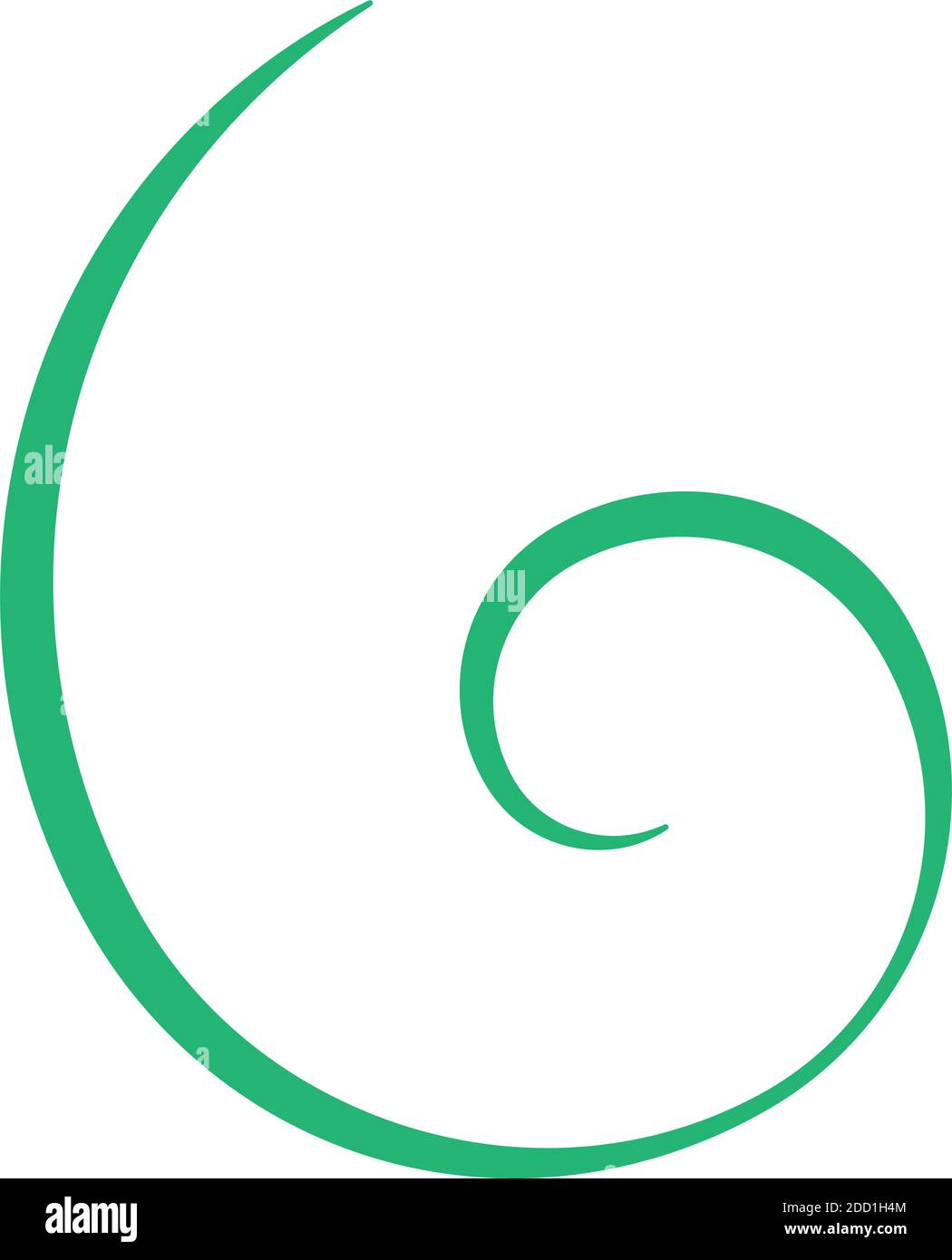 Abstract spiral, twist. Radial swirl, twirl curvy lines element ...