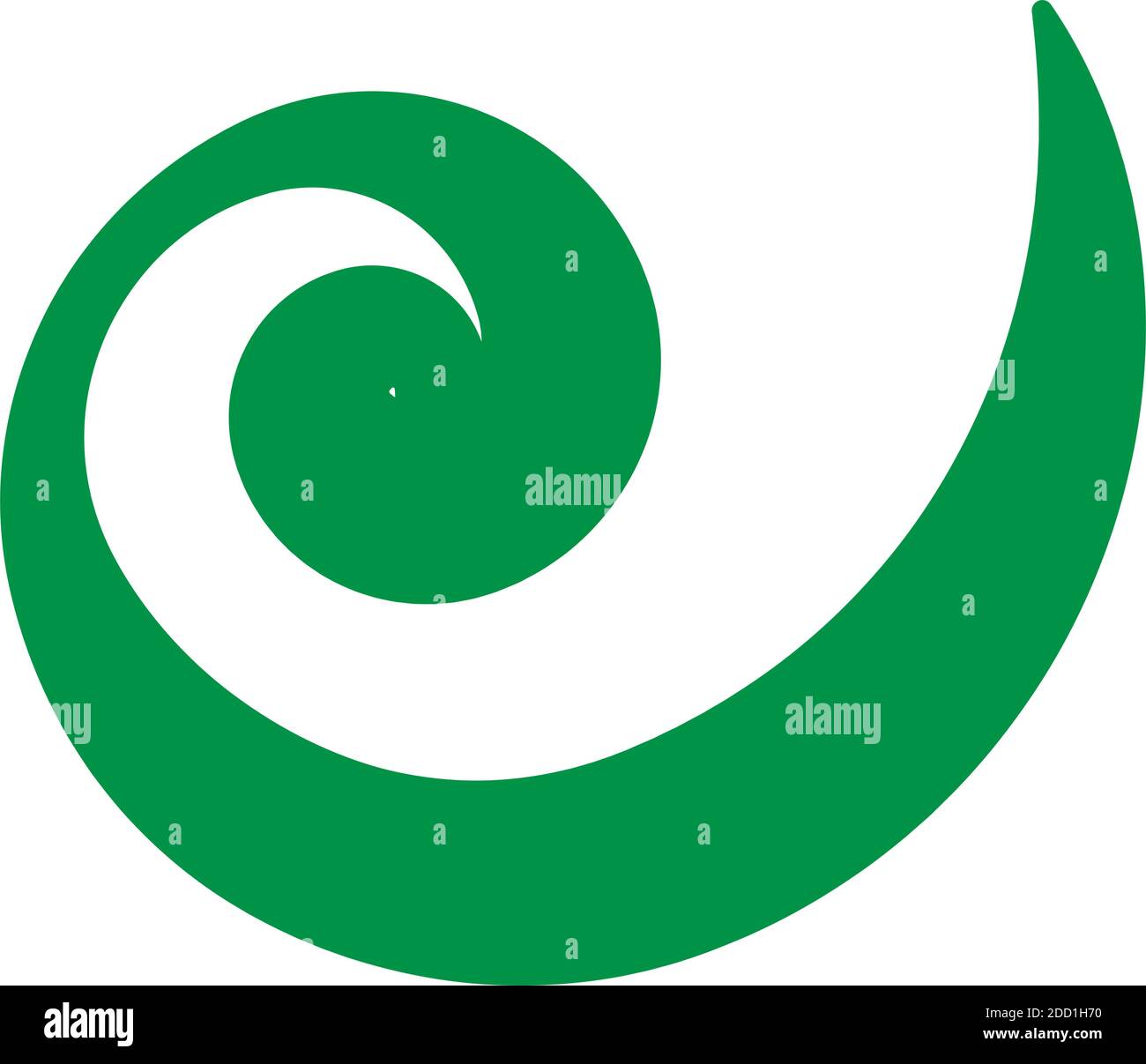 Abstract spiral, twist. Radial swirl, twirl curvy lines element ...