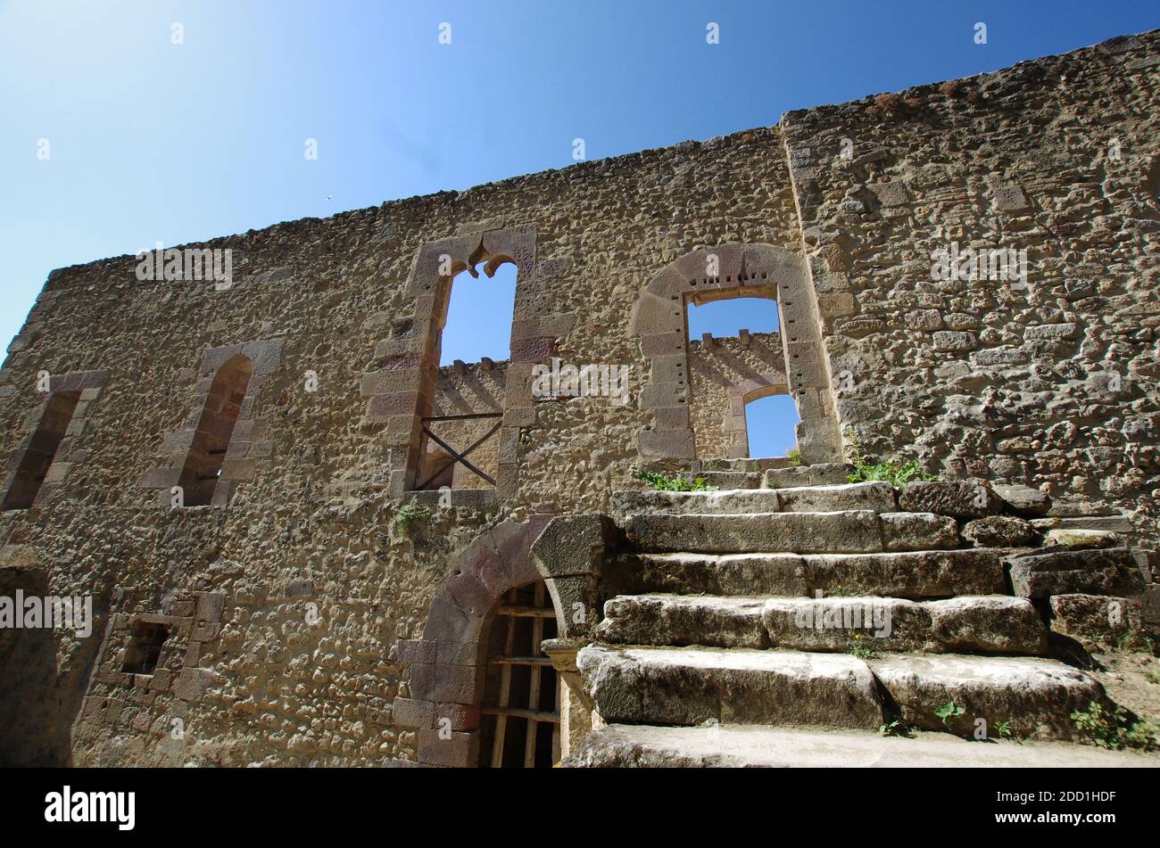 Laconi, Sardinia, Italy. Medieval castle Stock Photo - Alamy