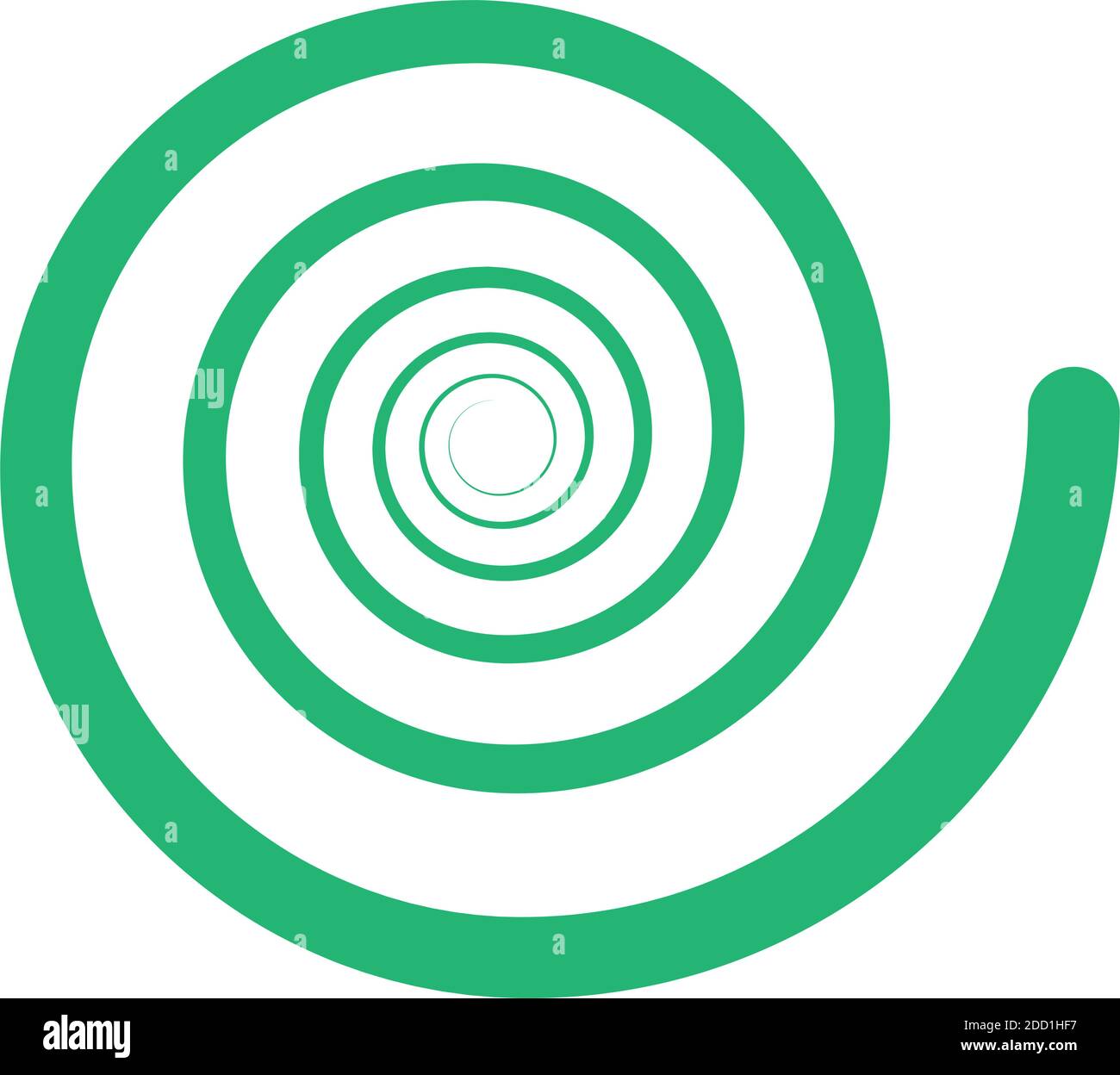 Abstract spiral, twist. Radial swirl, twirl curvy lines element ...
