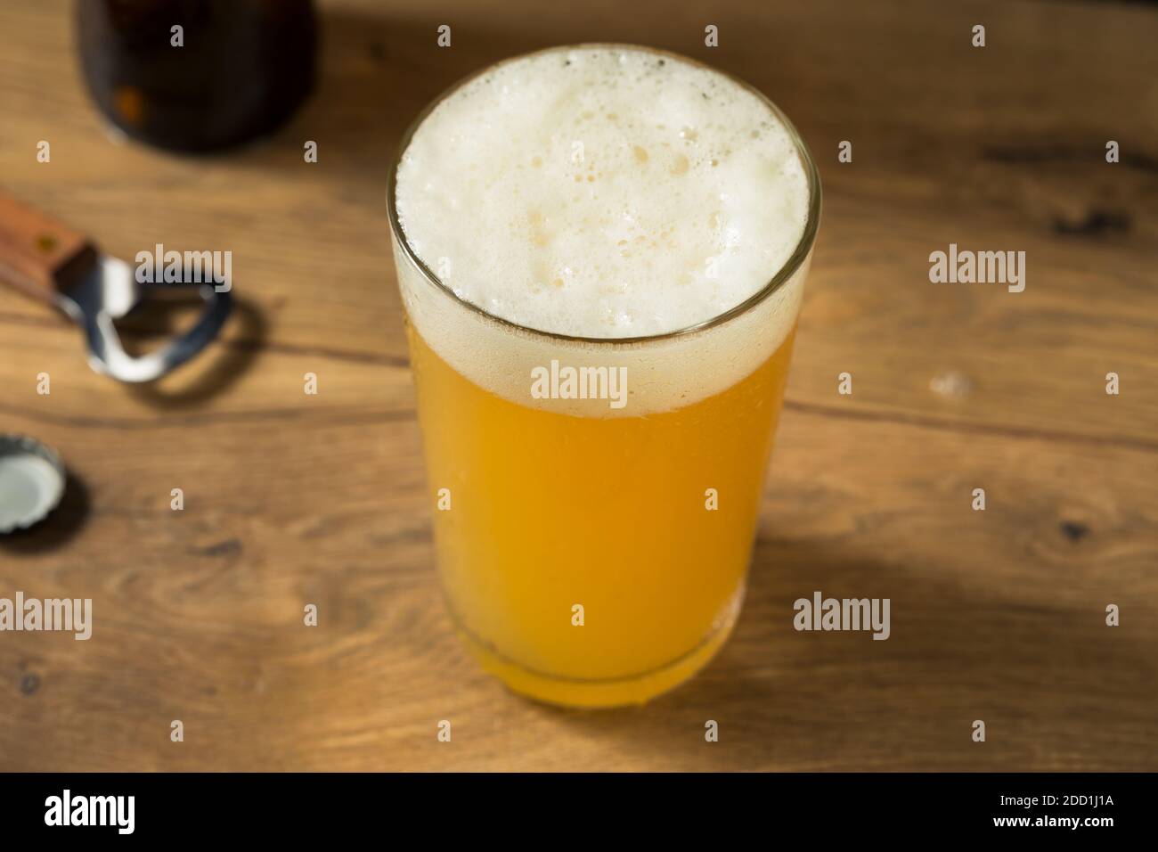 Boozy Refreshing Hoppy IPA Beer in a Pint Glass Stock Photo - Alamy