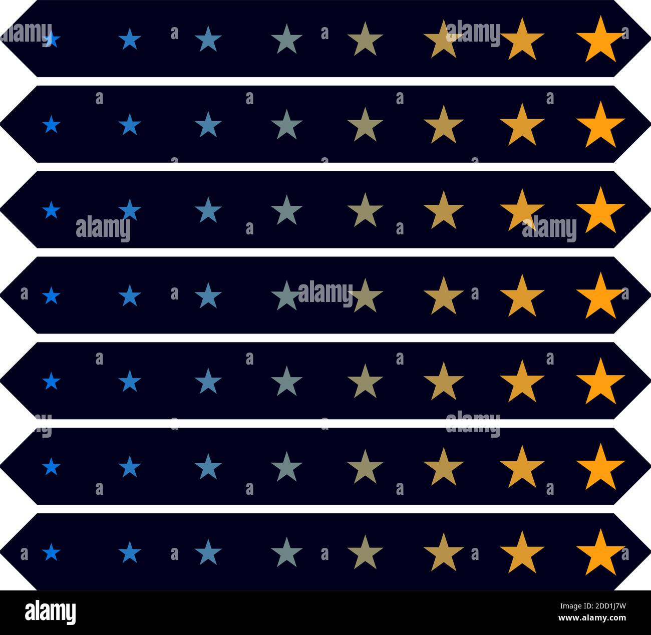 Star rating evaulation, assessment rating concept graphic. Grade, rank ...
