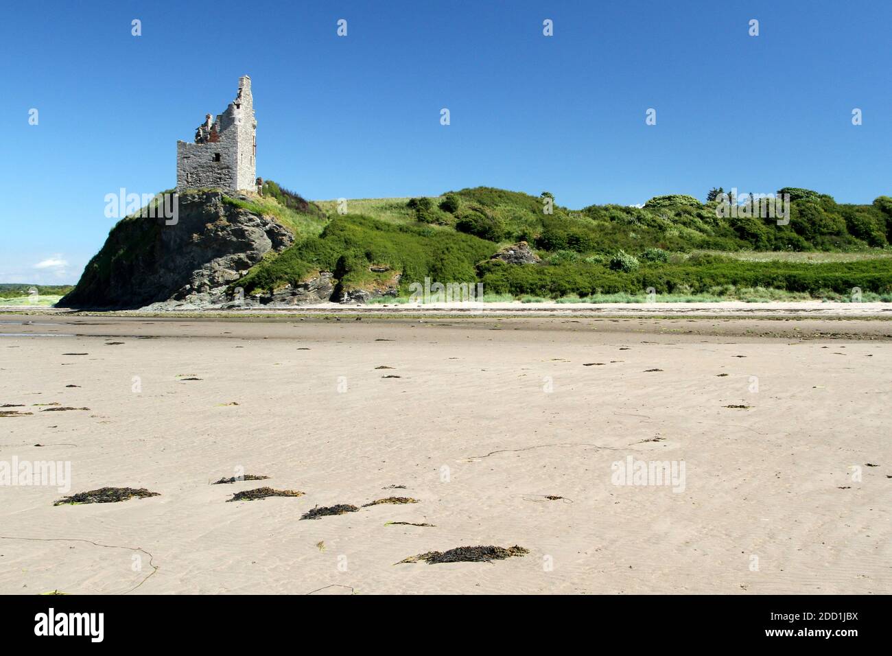 Greenan Castle, South Ayrshire, Scotland, UK .Greenan Castle is a 16th ...