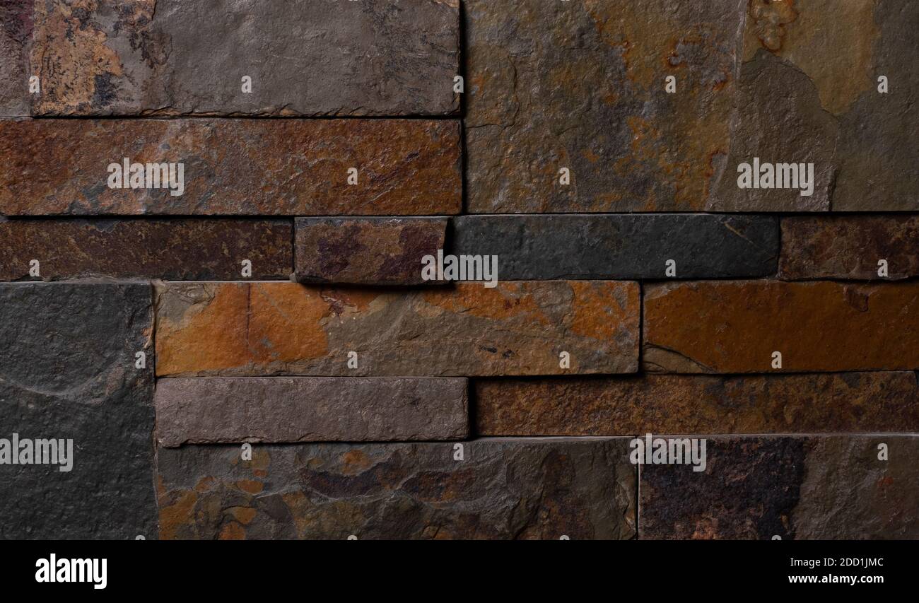 Exterior rock brick wall, background wall pattern Stock Photo - Alamy
