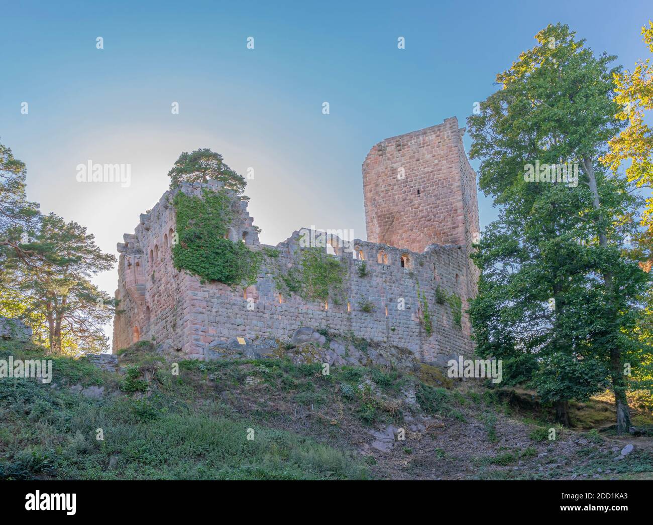 Heiligenstein, France - 09 01 2020: Landsberg Castle Stock Photo - Alamy