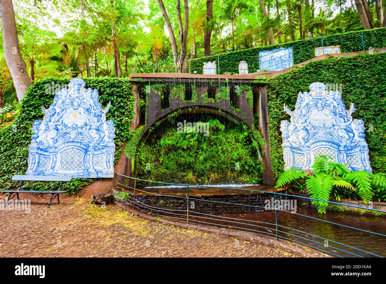 Monte Palace Tropical Garden in Madeira island in Portugal Stock Photo ...
