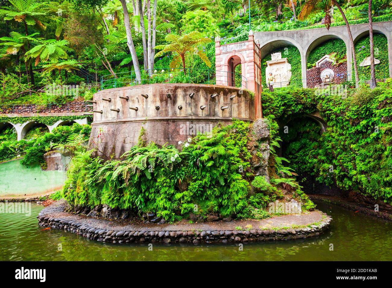 Monte Palace Tropical Garden in Madeira island in Portugal Stock Photo ...