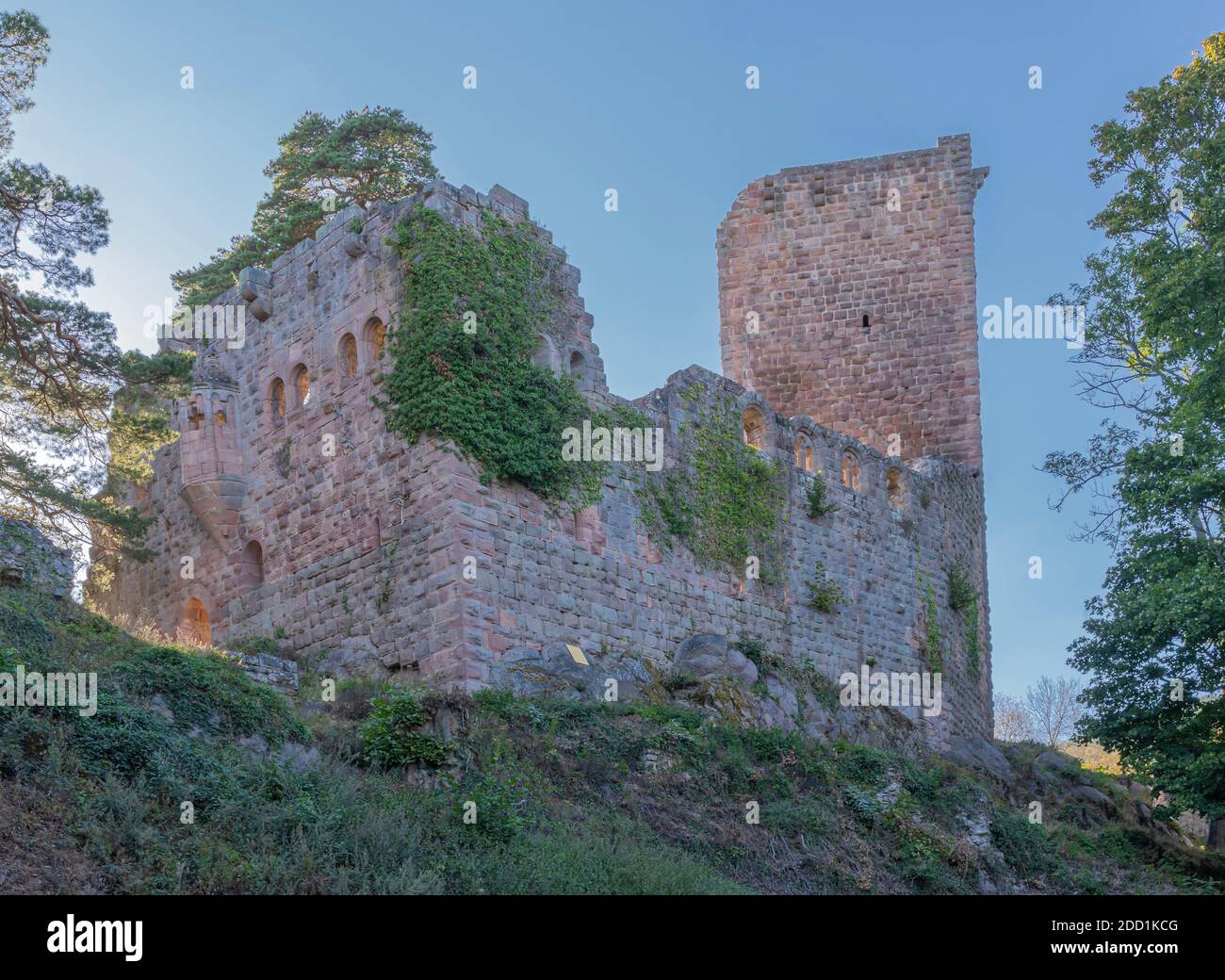 Heiligenstein, France - 09 01 2020: Landsberg Castle Stock Photo - Alamy