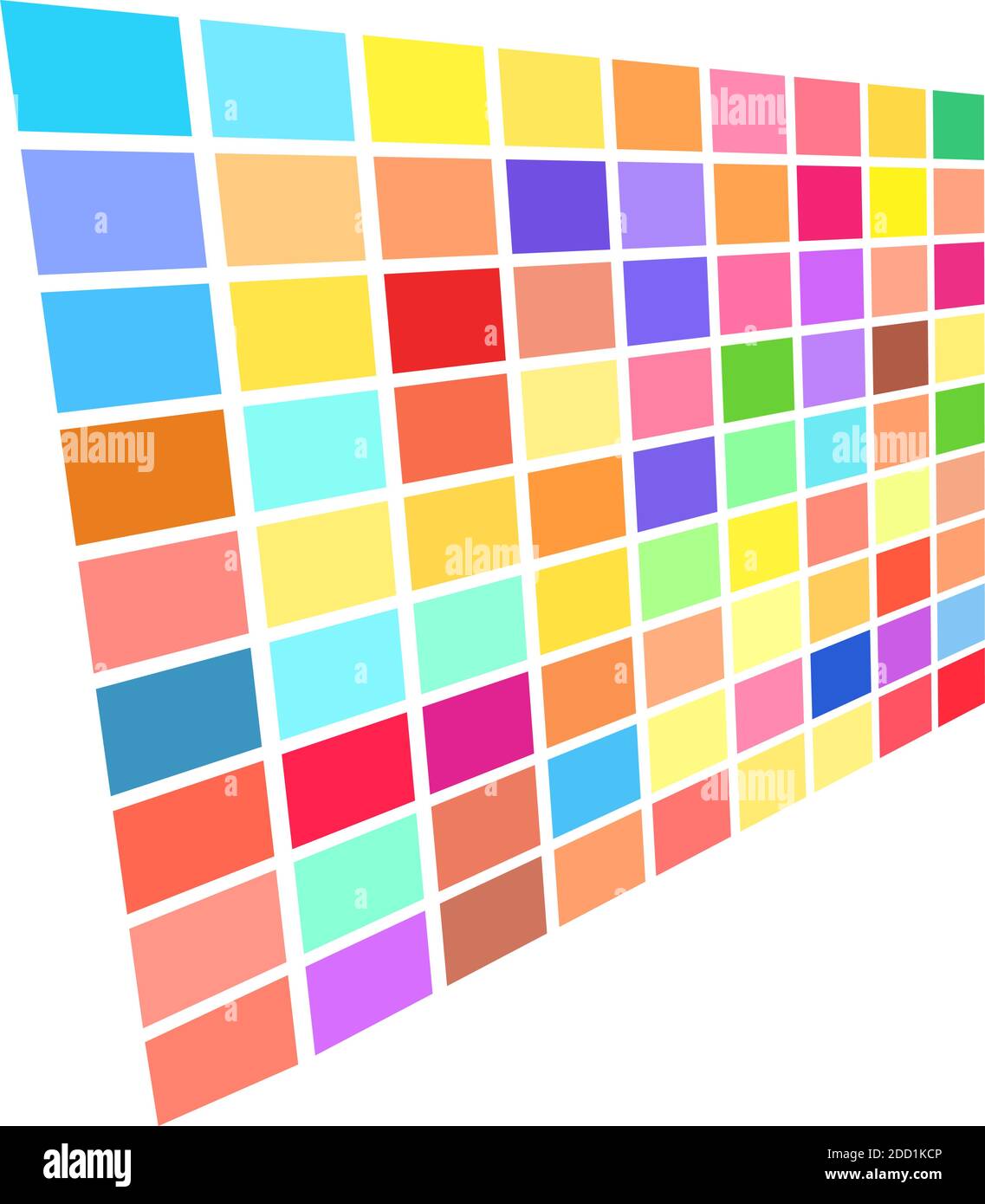 Tessellation, mosaic colorful, light colored squares, rectangles ...