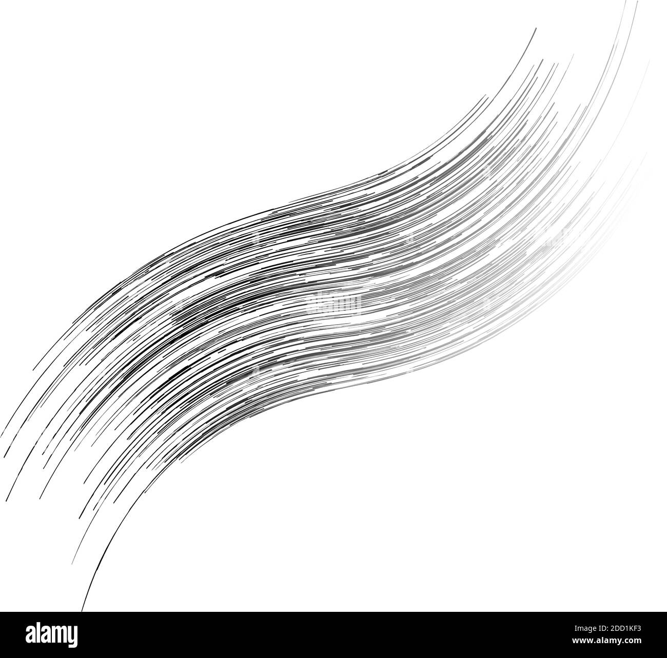 Cycle design element with contort, spin effect. Abstract swerve circlet ...