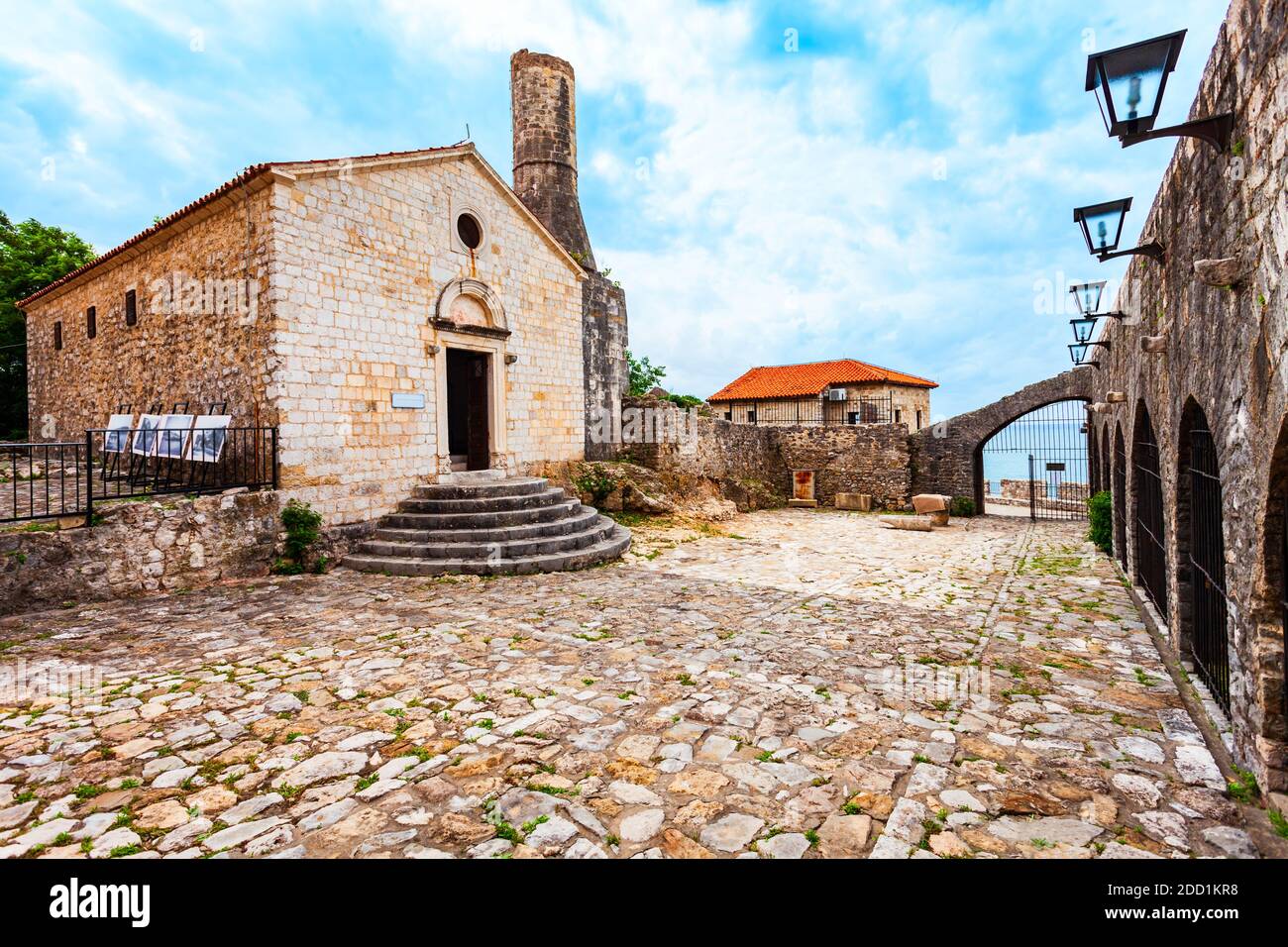 Archaeological Museum in Ulcinj Old Town or Stari Grad, an ancient ...