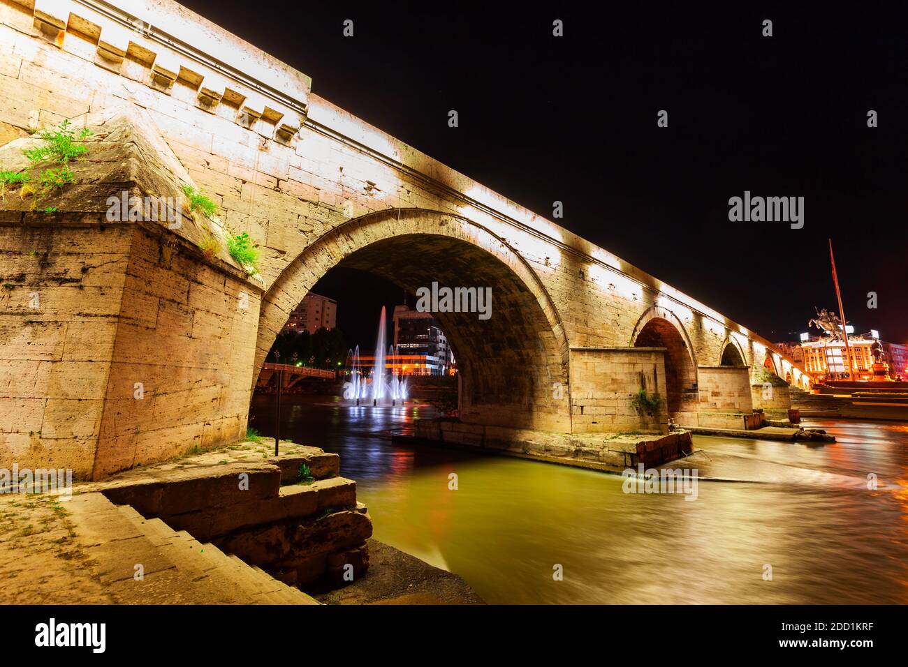 The Stone Bridge is a bridge across the Vardar River in the centre of ...