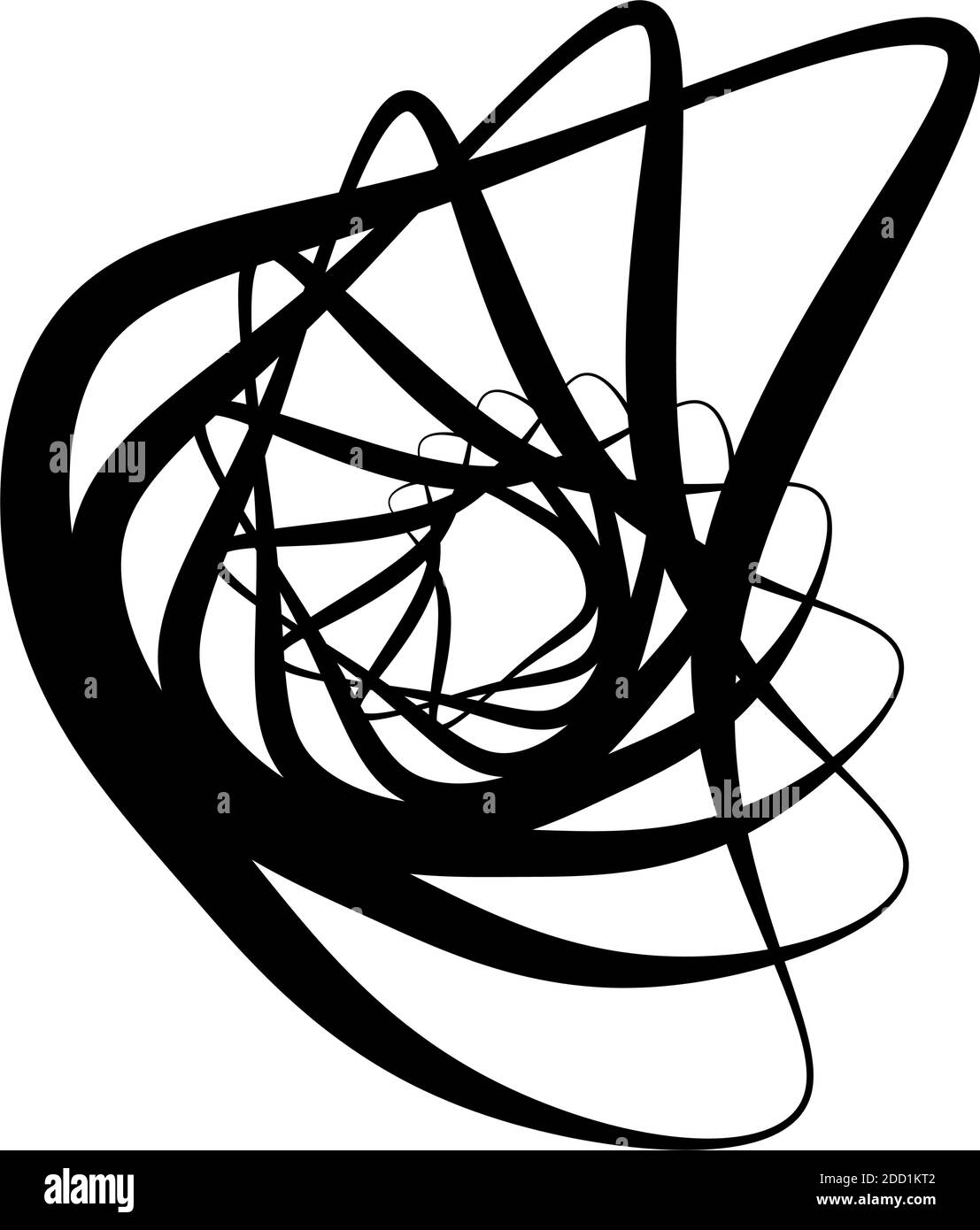 Spiral, swirl, twirl element set. Abstract vector – Stock vector ...