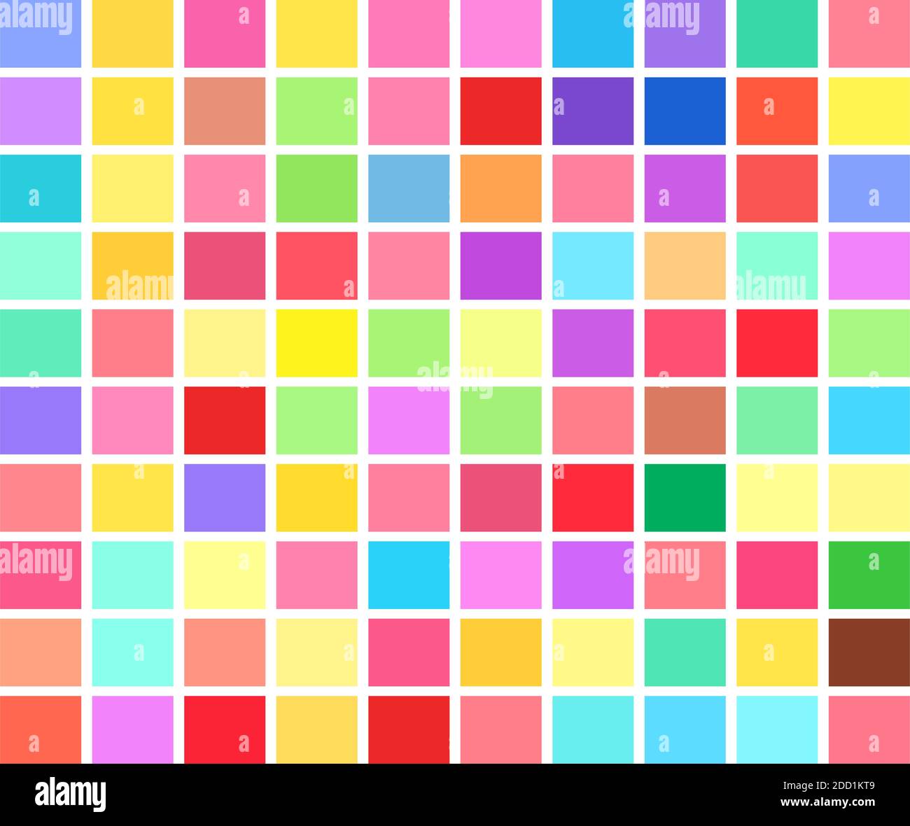 Tessellation, mosaic colorful, light colored squares, rectangles ...