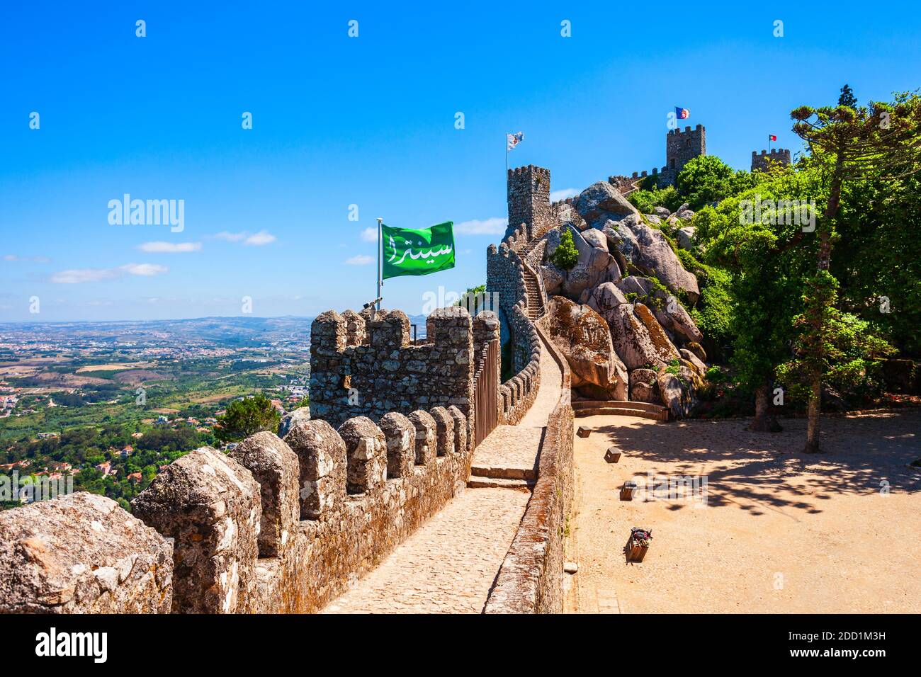 Castle of the Moors or Castelo dos Mouros is a hilltop medieval castle ...