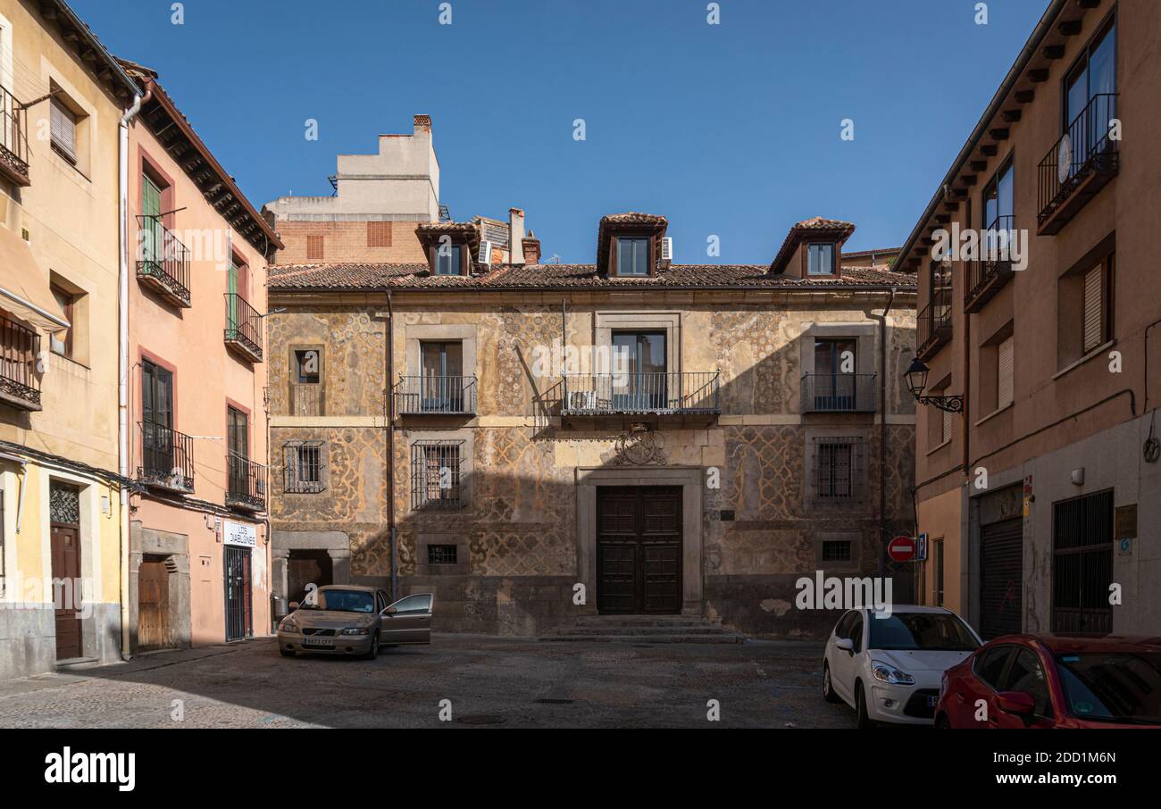 Ancient buildings in the city of Segovia, Spain Stock Photo - Alamy