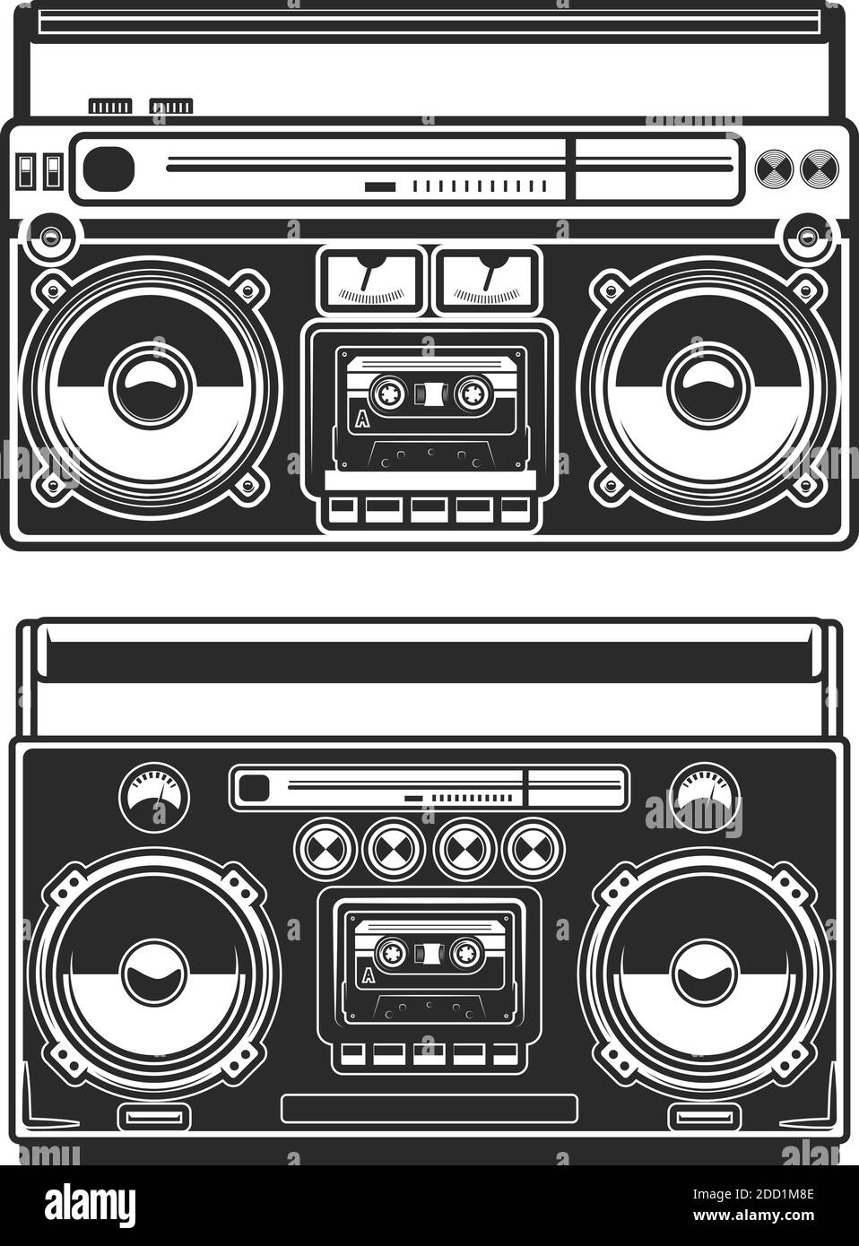 Boombox Stencil