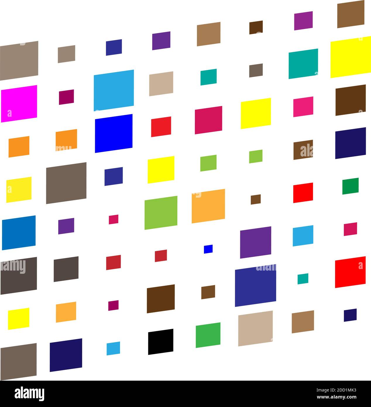 Tessellation, mosaic colorful, light colored squares, rectangles ...