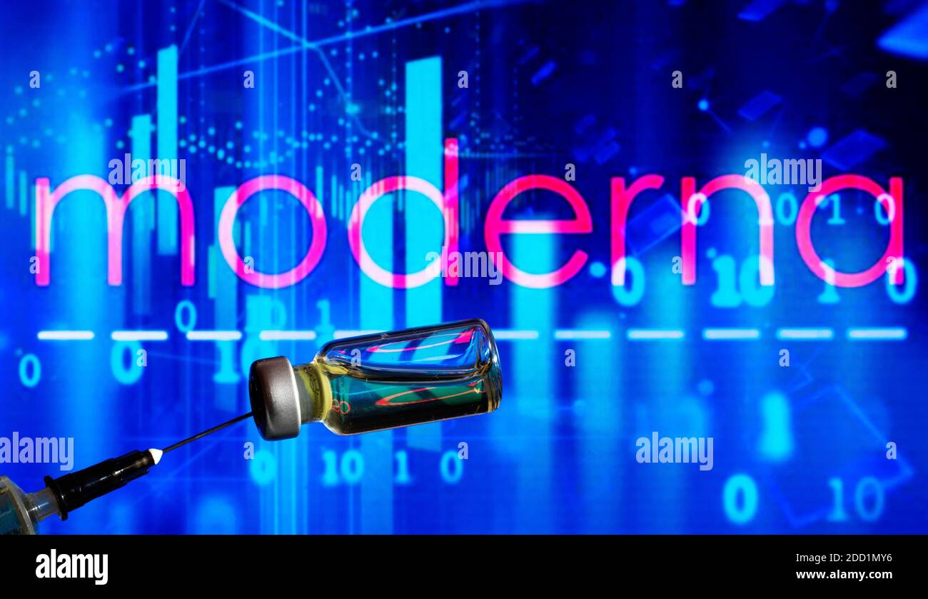Moderna company logo hi-res stock photography and images - Alamy
